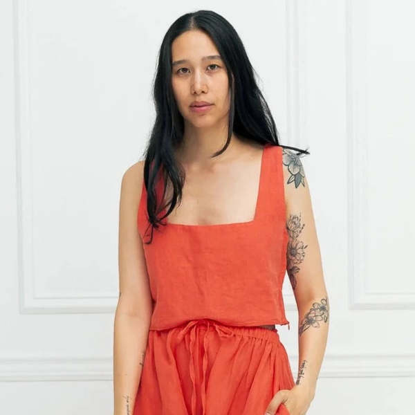 Rujuta Sheth Basic Top - Camellia | Garmentory