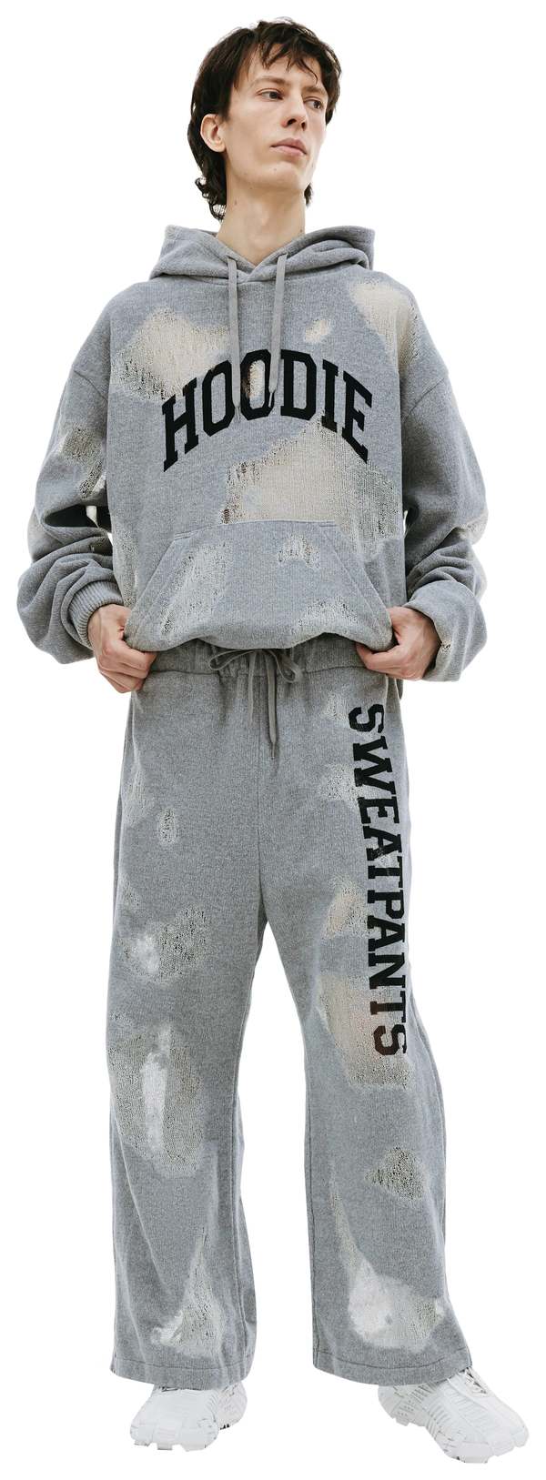 Doublet Ripped Off Sweatpants - Grey | Garmentory