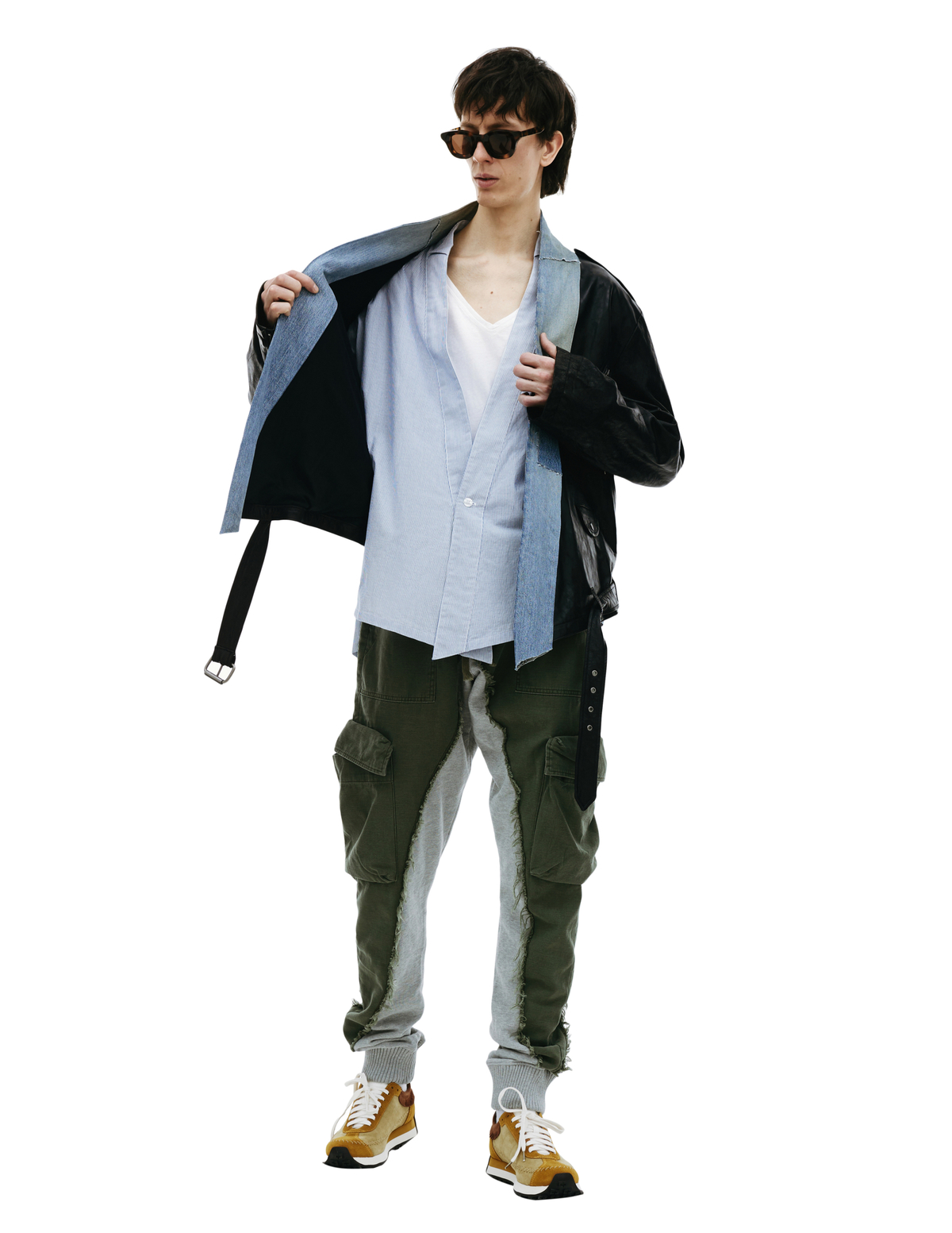 Greg Lauren Brando Leather Jacket - Black | Garmentory