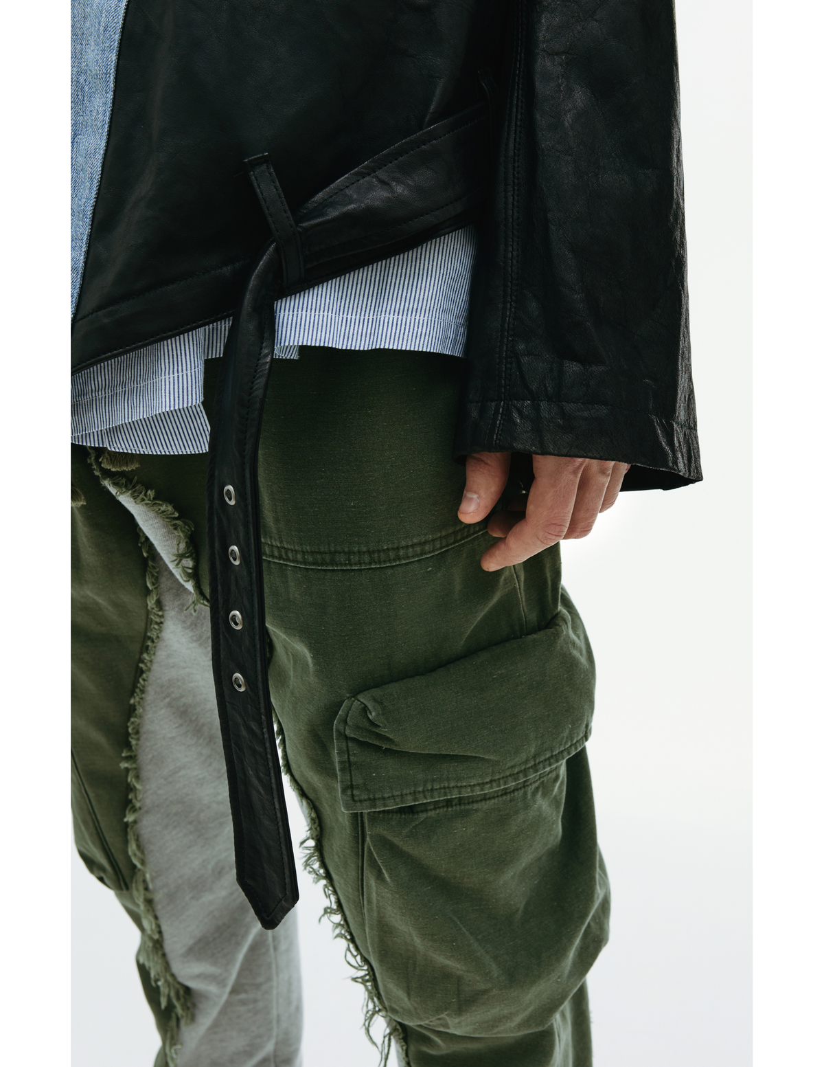 Greg Lauren Brando Leather Jacket - Black | Garmentory