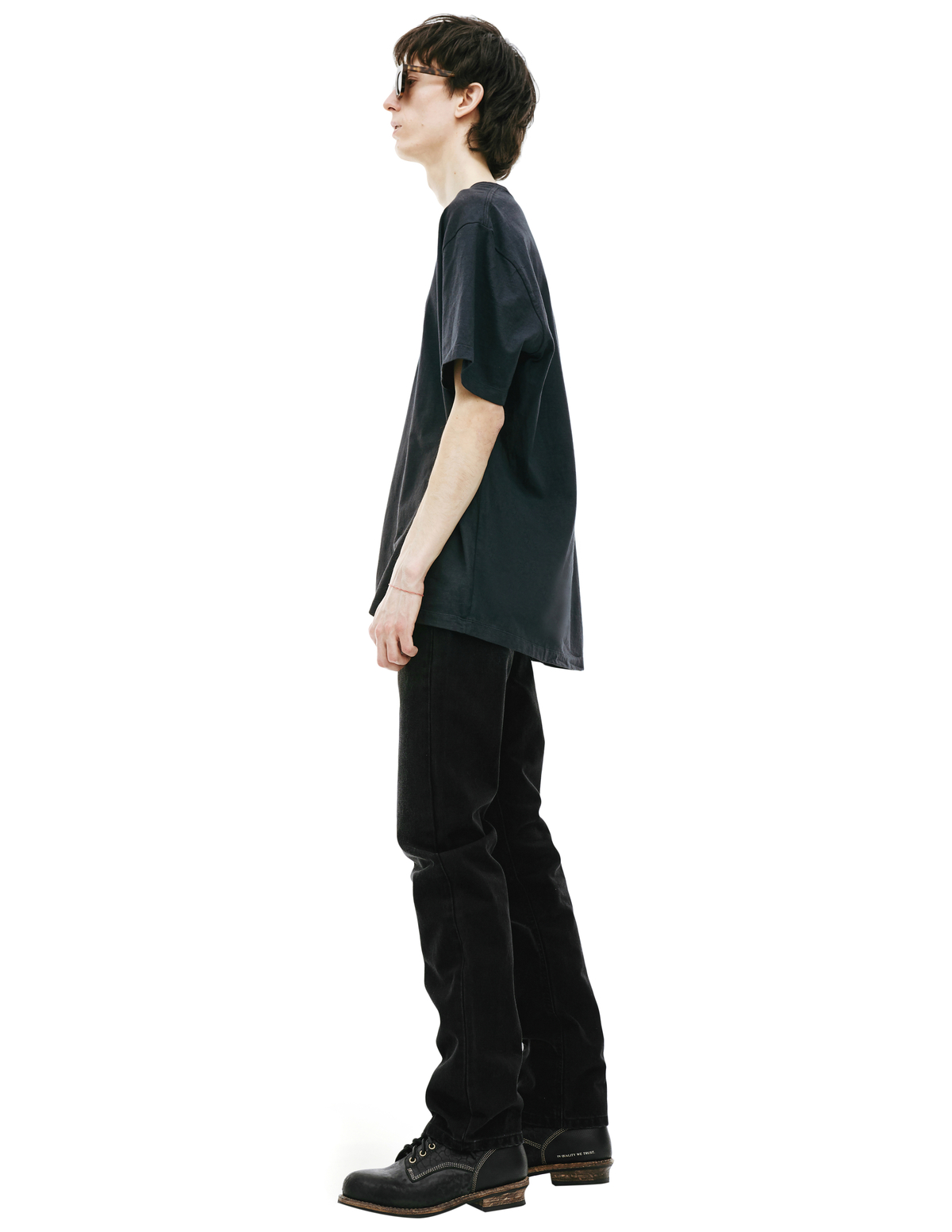 Doublet Logo Embroidered T Shirt - Black | Garmentory