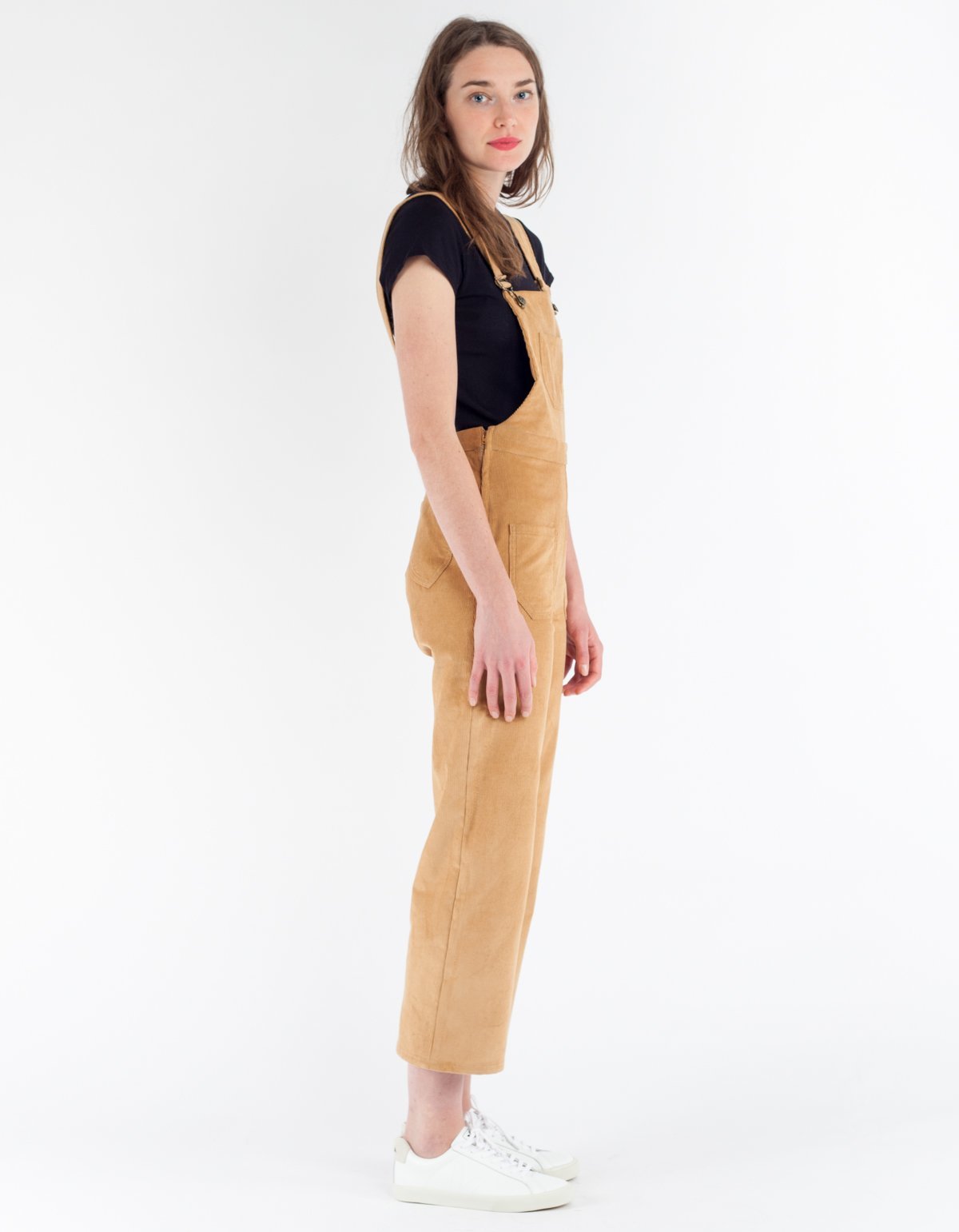 Lykke Wullf Dusty Overalls - Tan Corduroy | Garmentory