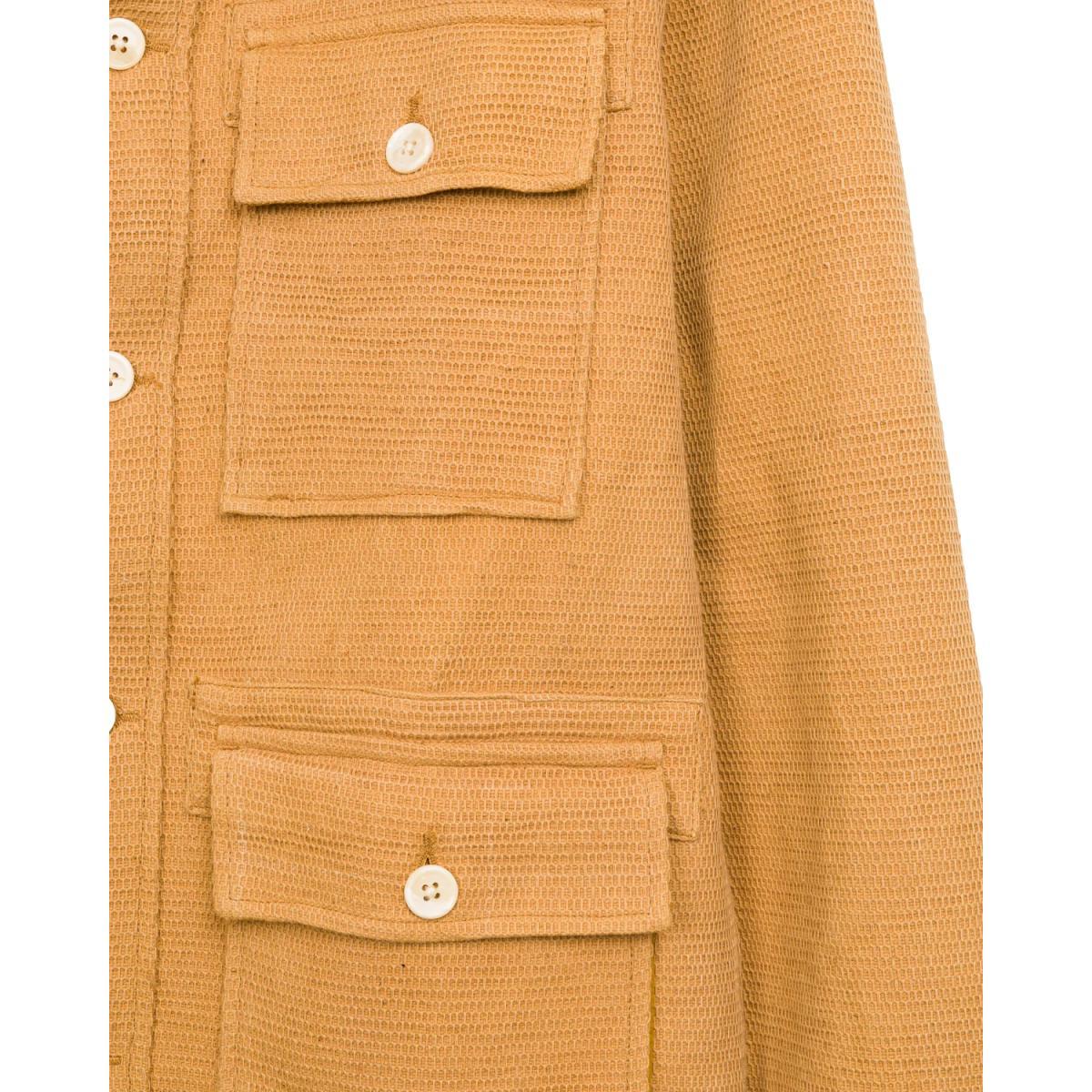 Umber & Ochre Akash Chore Coat - Mustard Honeycomb | Garmentory