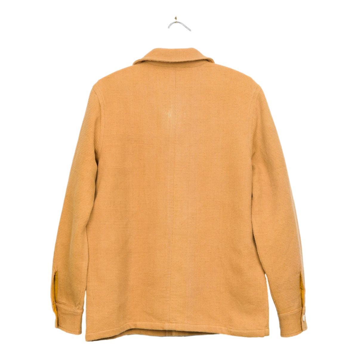 Umber & Ochre Akash Chore Coat - Mustard Honeycomb | Garmentory