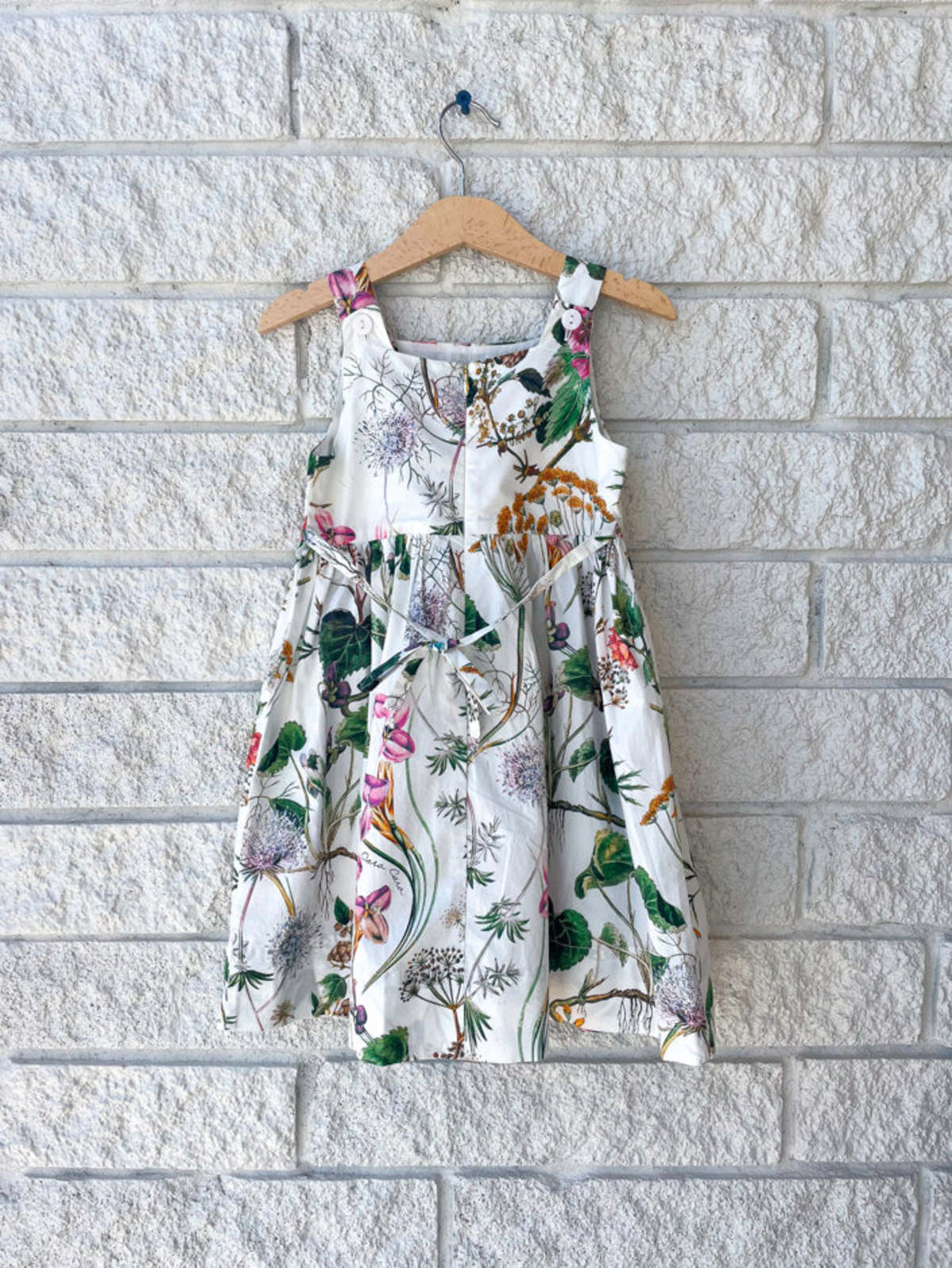 Kids Cara Cara GIRLS STEVIE DRESS - WHIMSICAL IVORY | Garmentory