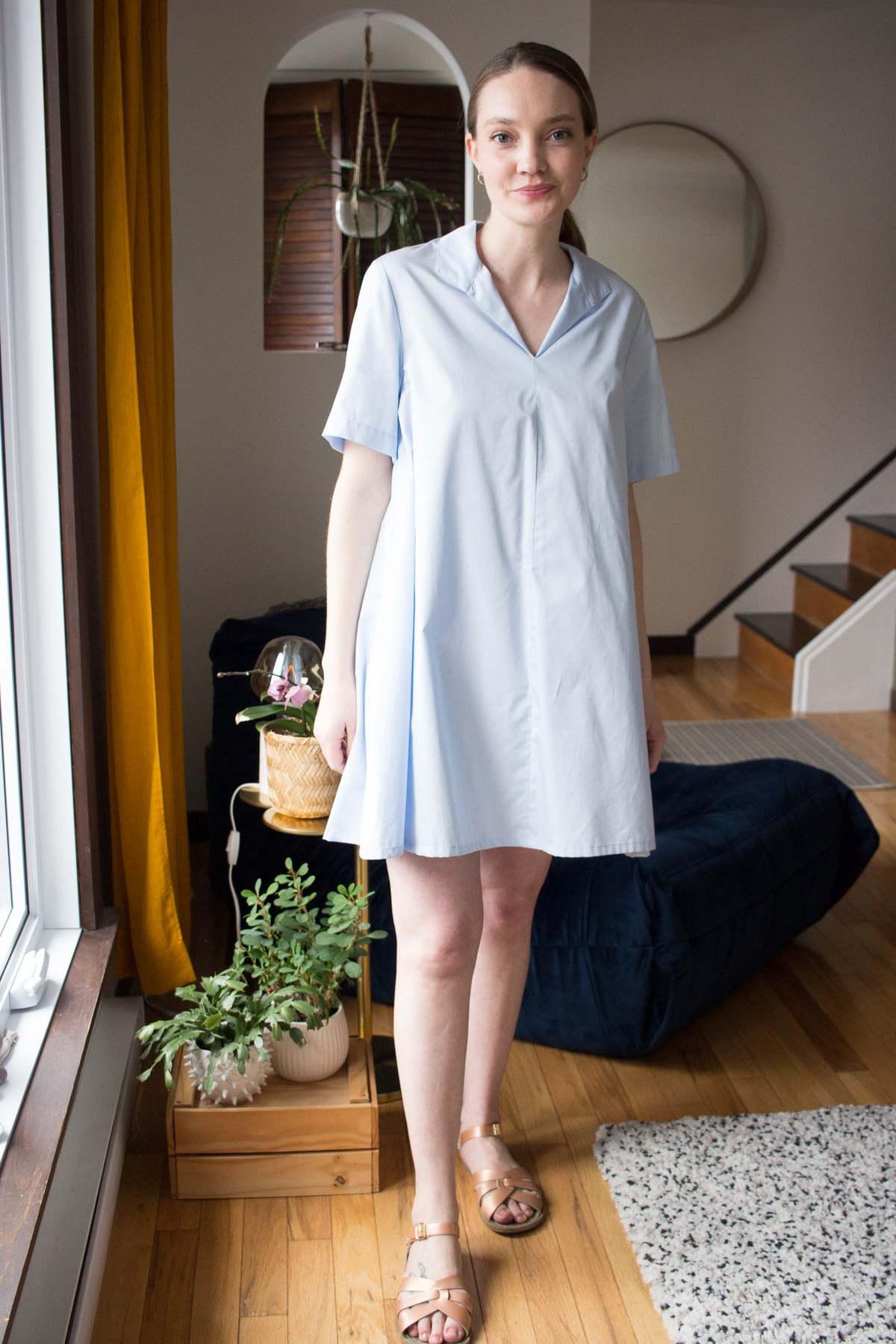 Waves of Hydra Dream Mode Mini Dress - Powder Blue | Garmentory