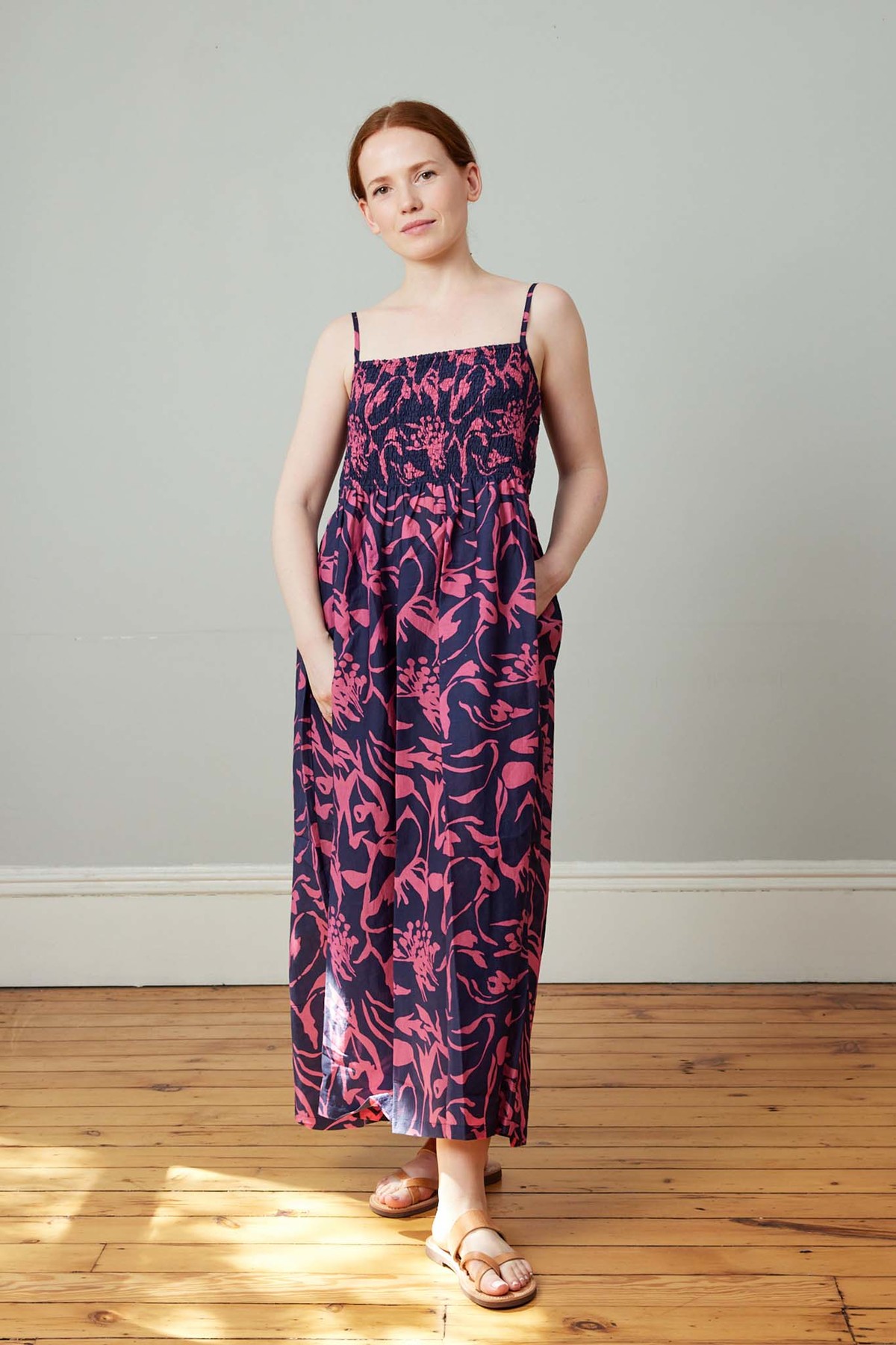 M.PATMOS Hester Dress - Splashy Navy | Garmentory