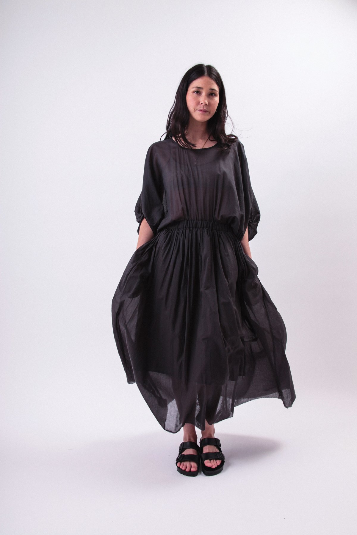 Elsa Esturgie Iceberg Dress - Carbon | Garmentory