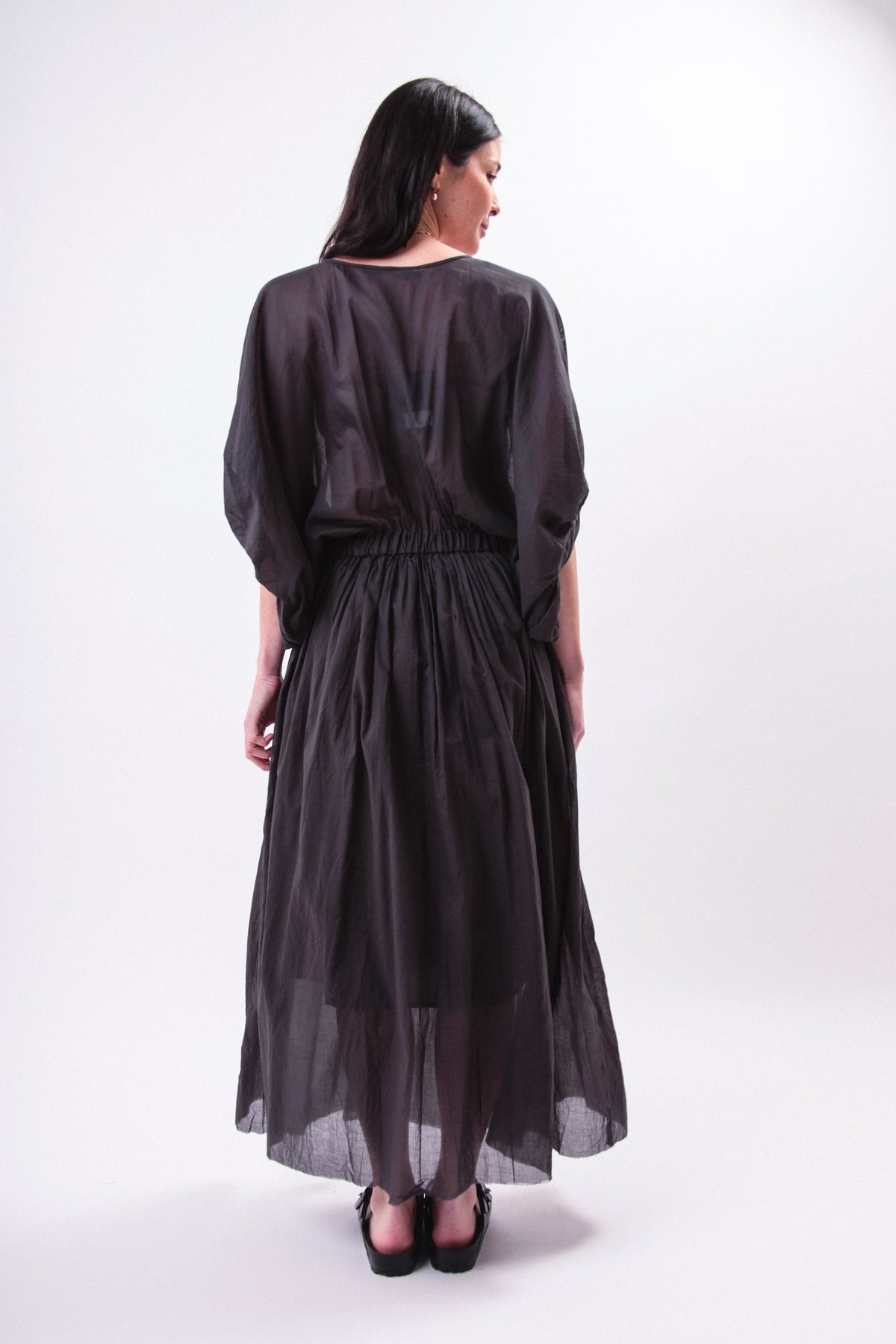 Elsa Esturgie Iceberg Dress - Carbon | Garmentory
