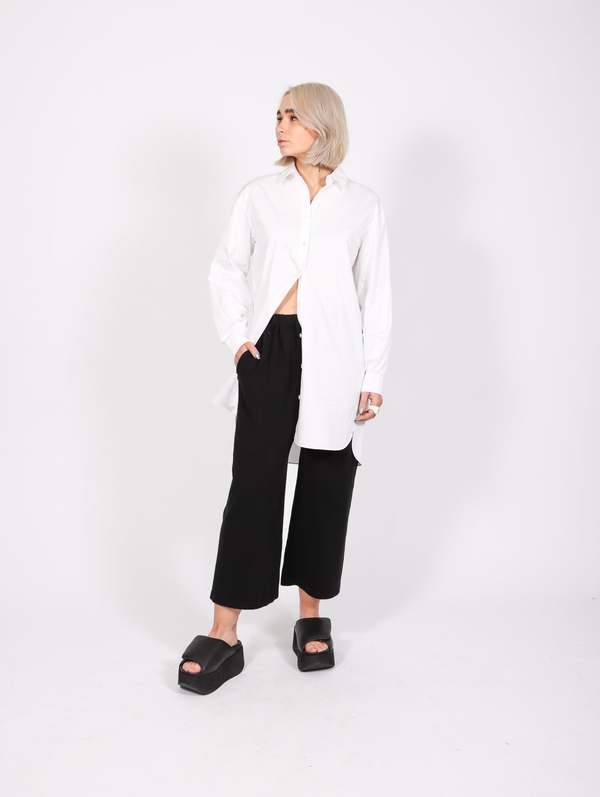 Tibi Eco Cotton New Twisted Sleeve Dress - White | Garmentory