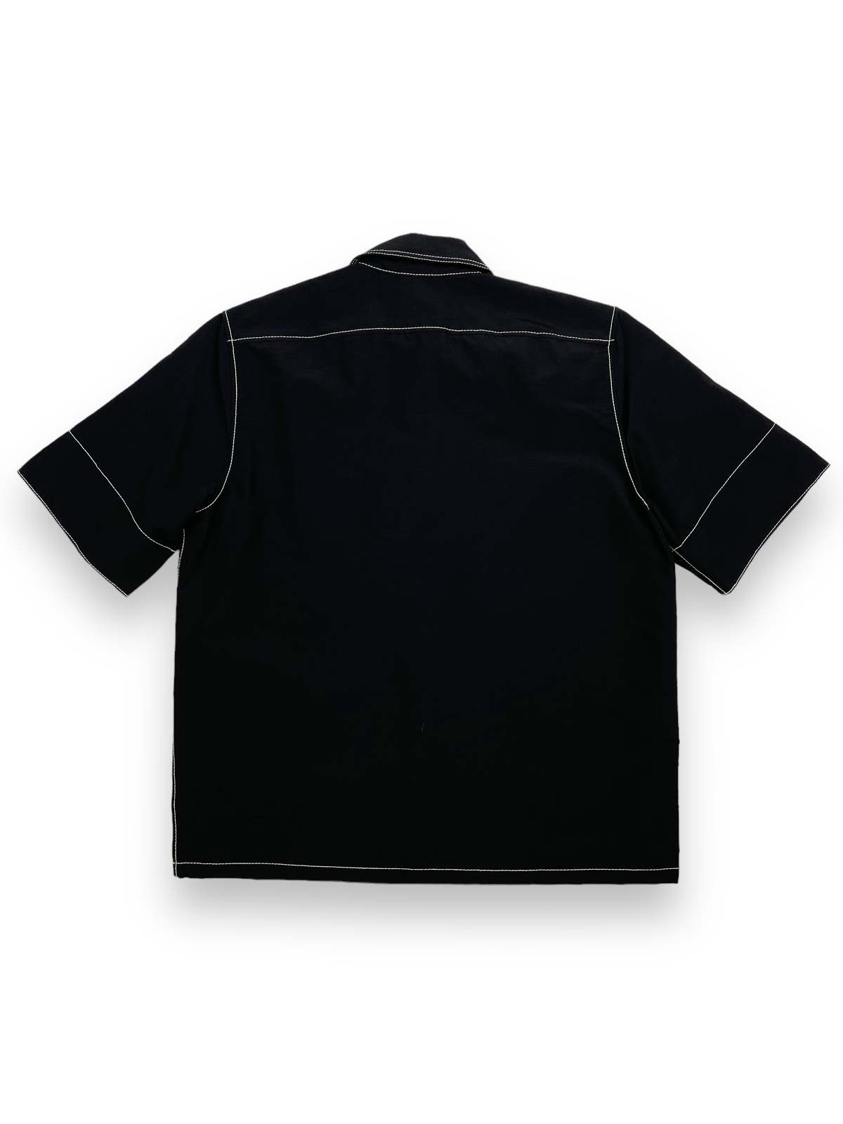 BTFL Cropped Box Shirt - Black | Garmentory