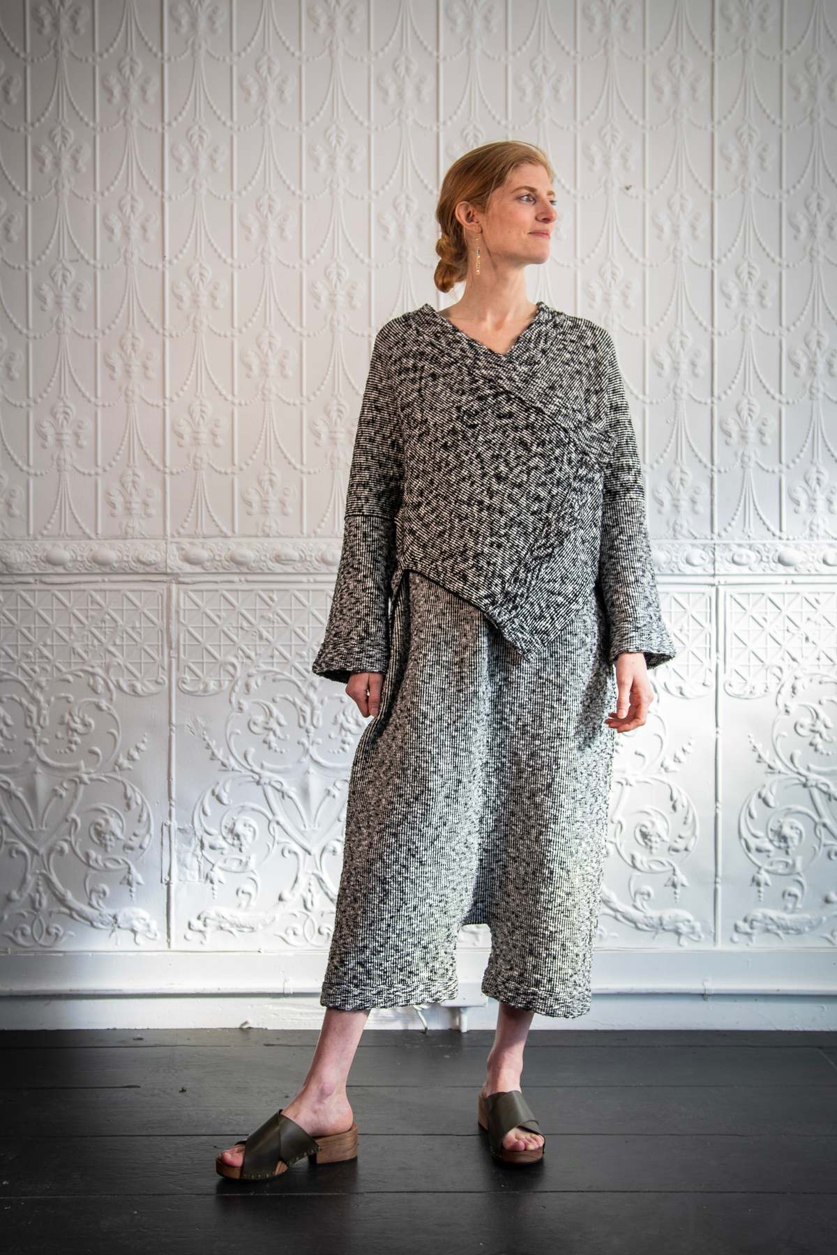 Lauren Manoogian Warp Pants - Black/Natural | Garmentory