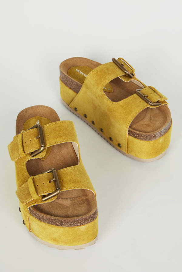 "INTENTIONALLY __________." BLANK COOPER PLATFORM SHOE - MARIGOLD ...