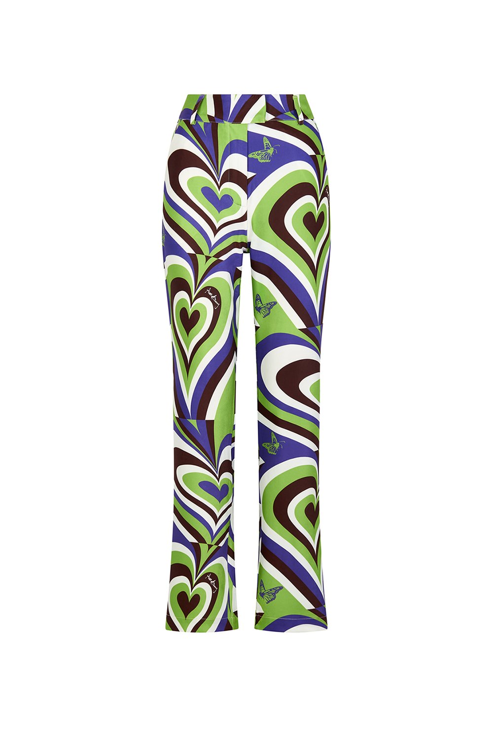 House of Sunny Groove Is In The Heart Party Pant - Grass Green Violet ...
