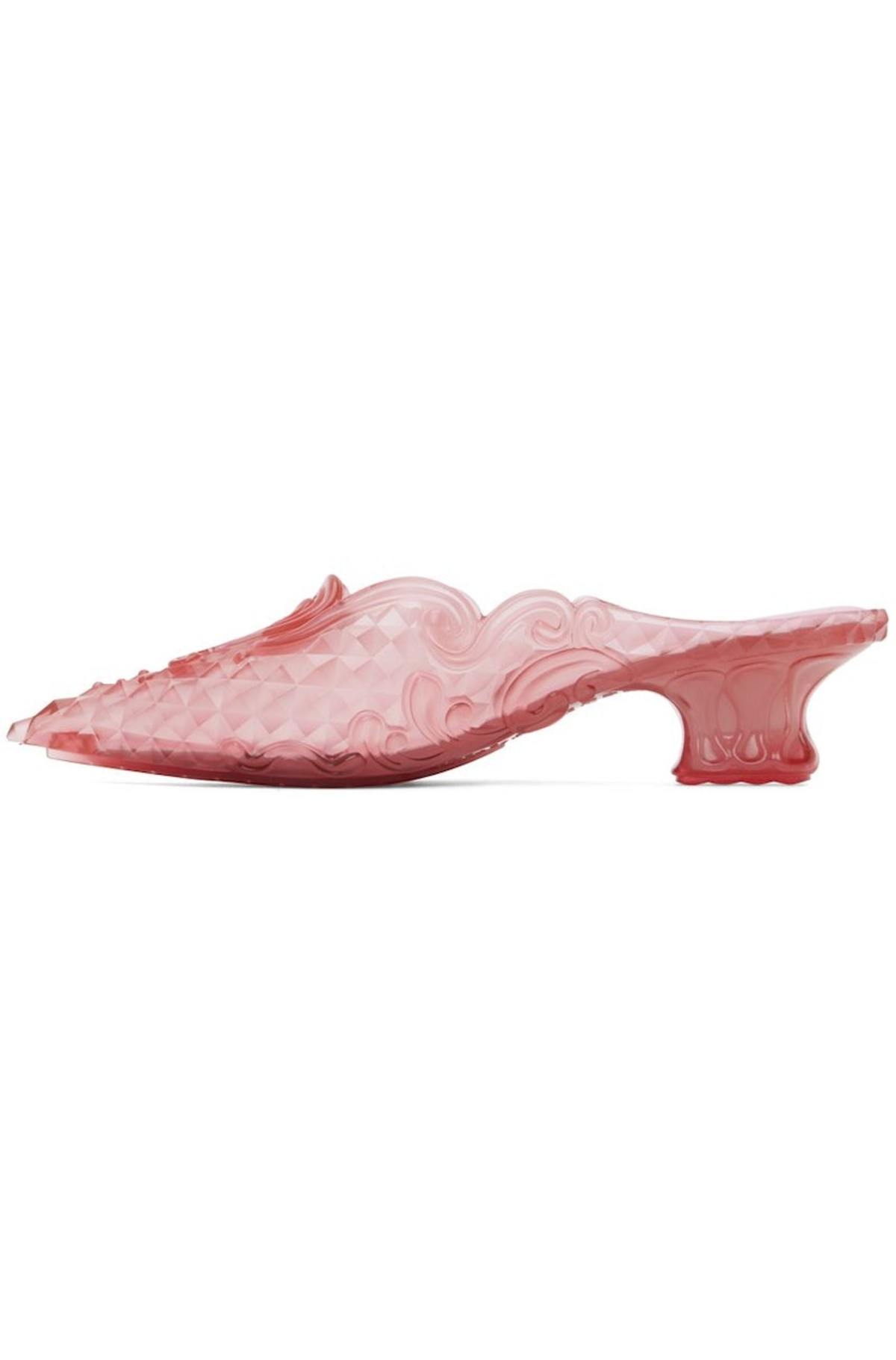 Y/Project Melissa Edition Melissa Point Mules - Baby Pink | Garmentory