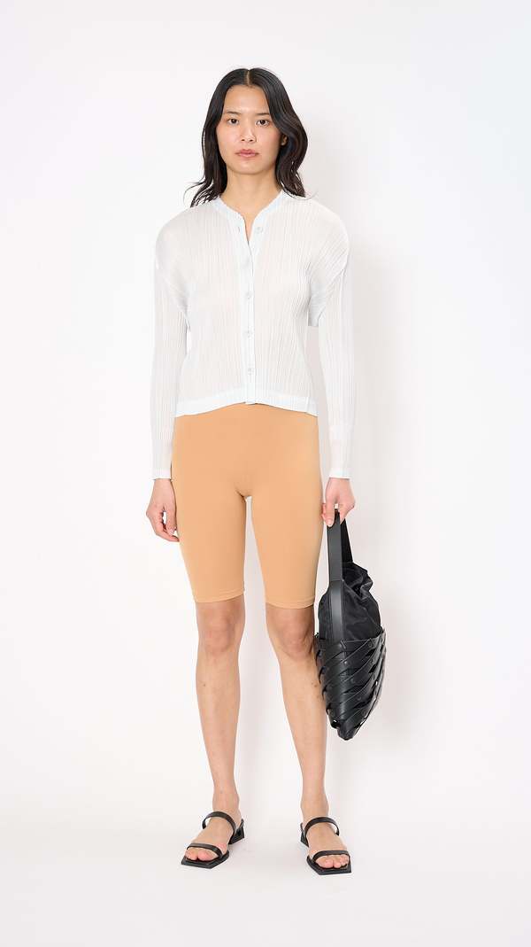 Pleats Please by Issey Miyake Monthly Colors Jacket - Ice White ...