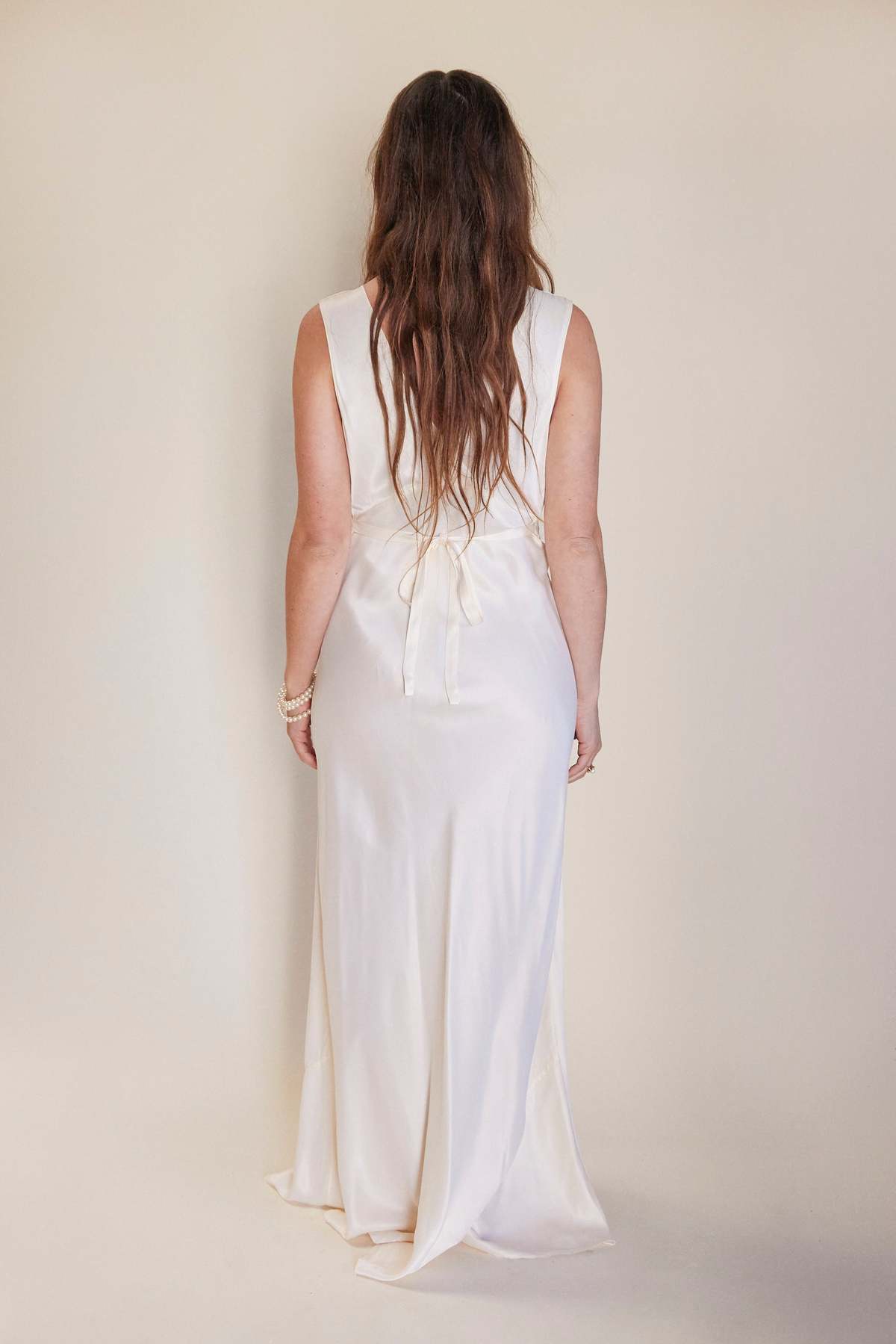 1930s Rayon Bias Slip - Soft Cream | Garmentory