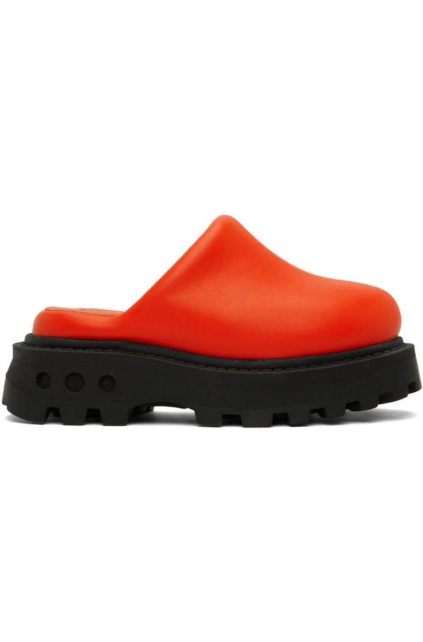 Simon Miller Grip Bubble Clogs - Carnival red | Garmentory