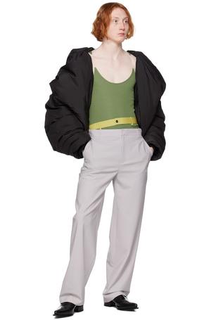 Y/Project Invisible Strap Tank Top - Olive | Garmentory