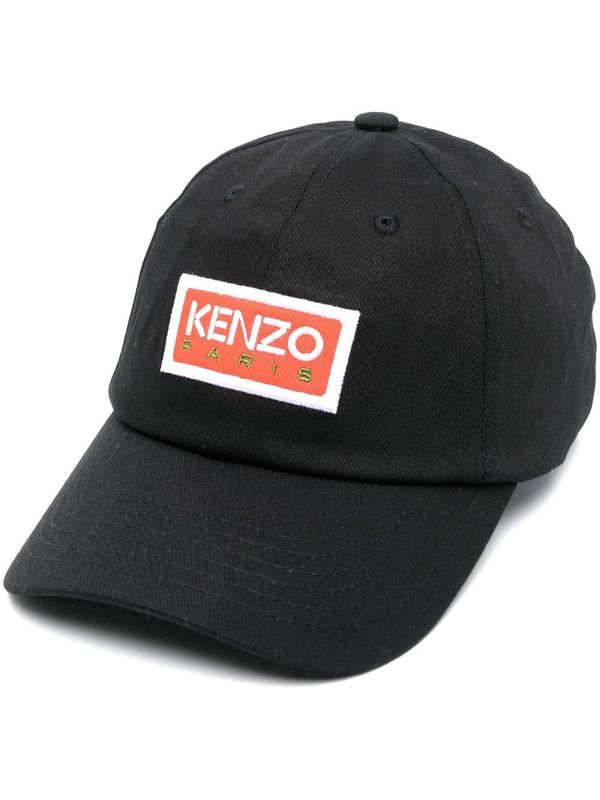 KENZO MEN LOGO CAP - 99J BLACK | Garmentory