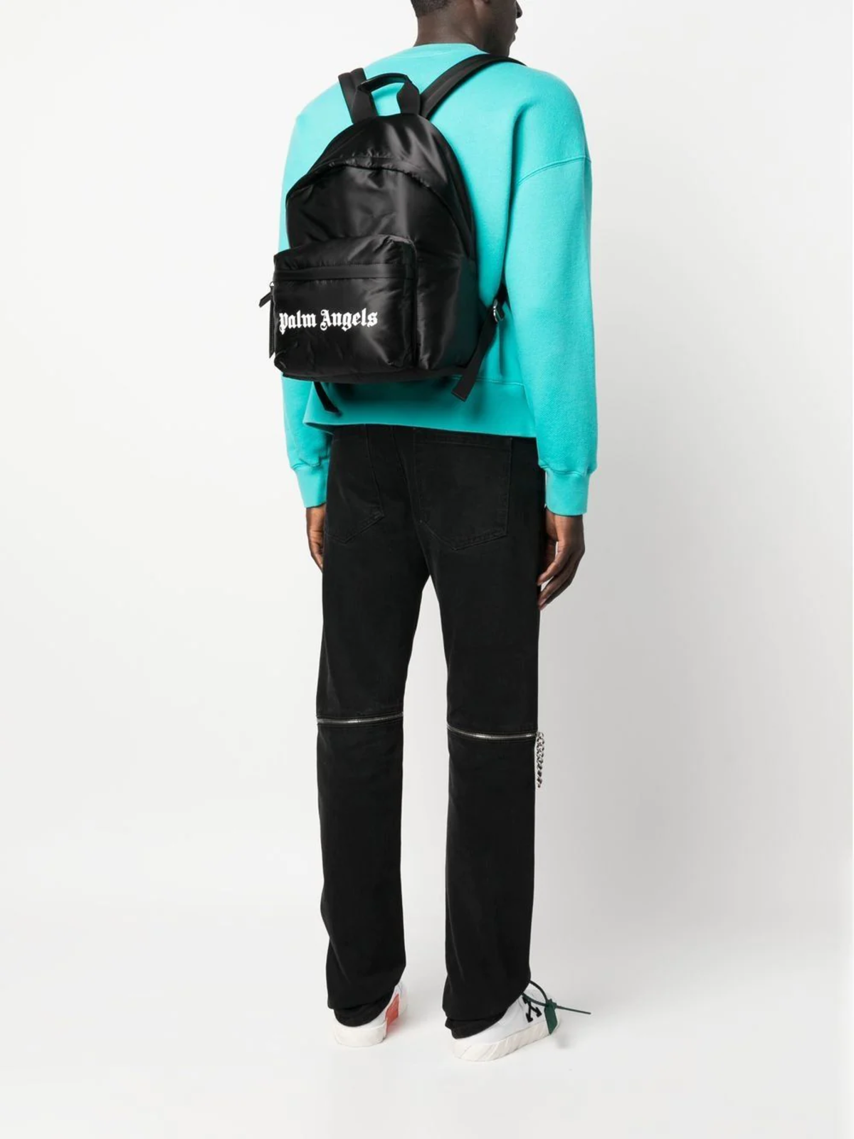 Palm Angels Classic Logo Backpack | Garmentory