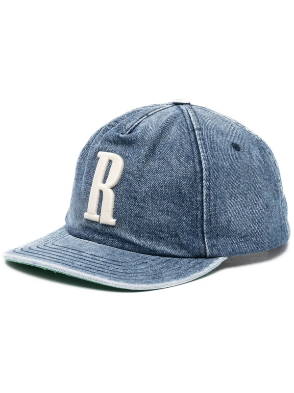 RHUDE R LOGO DENIM HAT | Garmentory