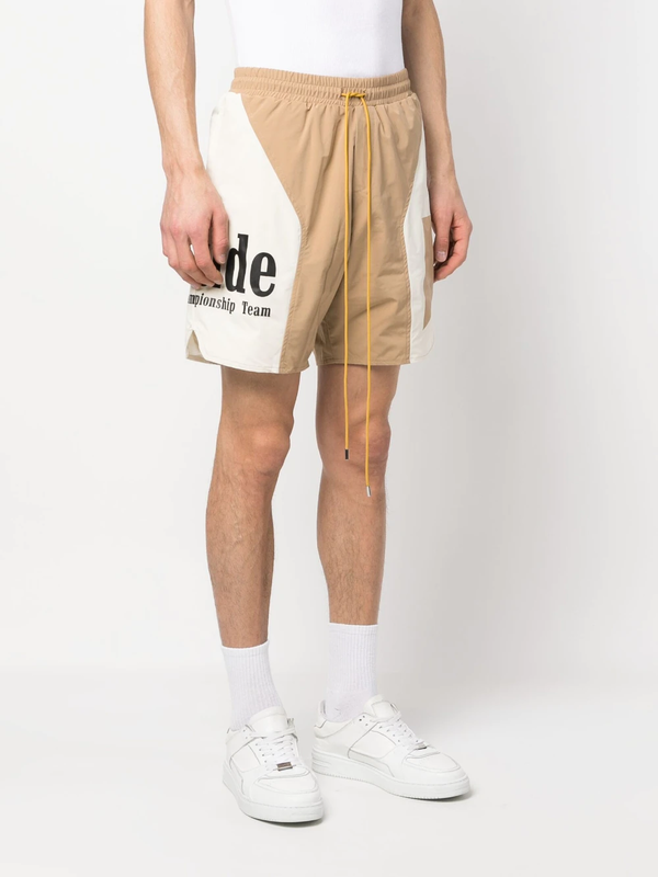 RHUDE Senna Flight Shorts - Tan/Cream | Garmentory