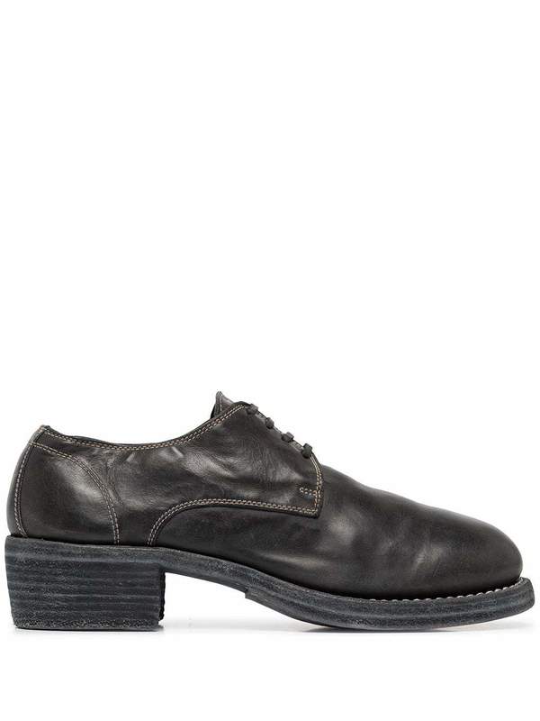GUIDI WOMEN 792Z CLASSIC SOFT HORSE LEATHER DERBY CV86T | Garmentory