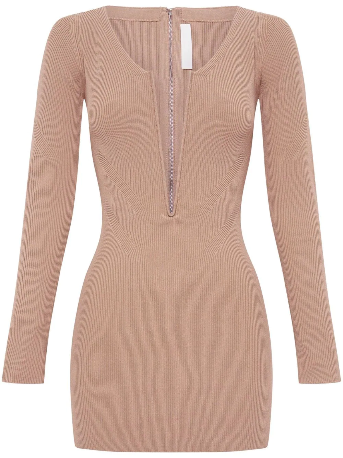 DION LEE Women Angled Rib Mini Dress | Garmentory