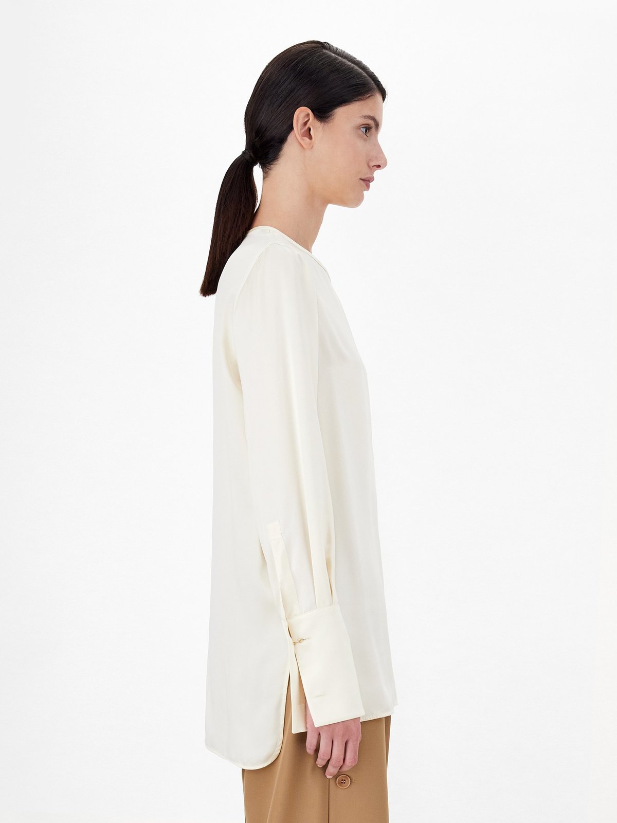 MAX MARA WOMEN SAVA TOP - IVORY | Garmentory