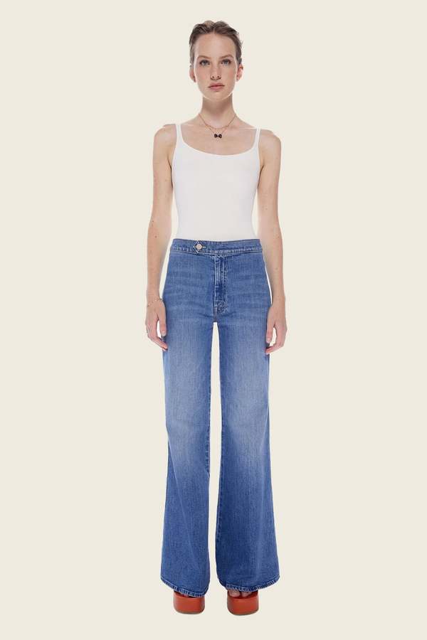 Mother Denim The Tab Roller Skimp Jeans - From Out Of Town | Garmentory