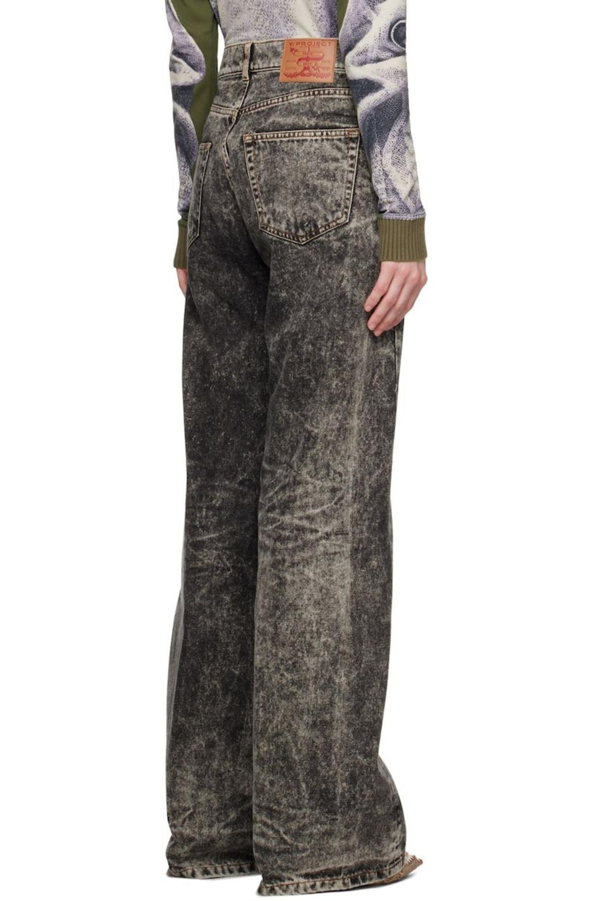 Y/Project Jeans - Black Acid Wash | Garmentory