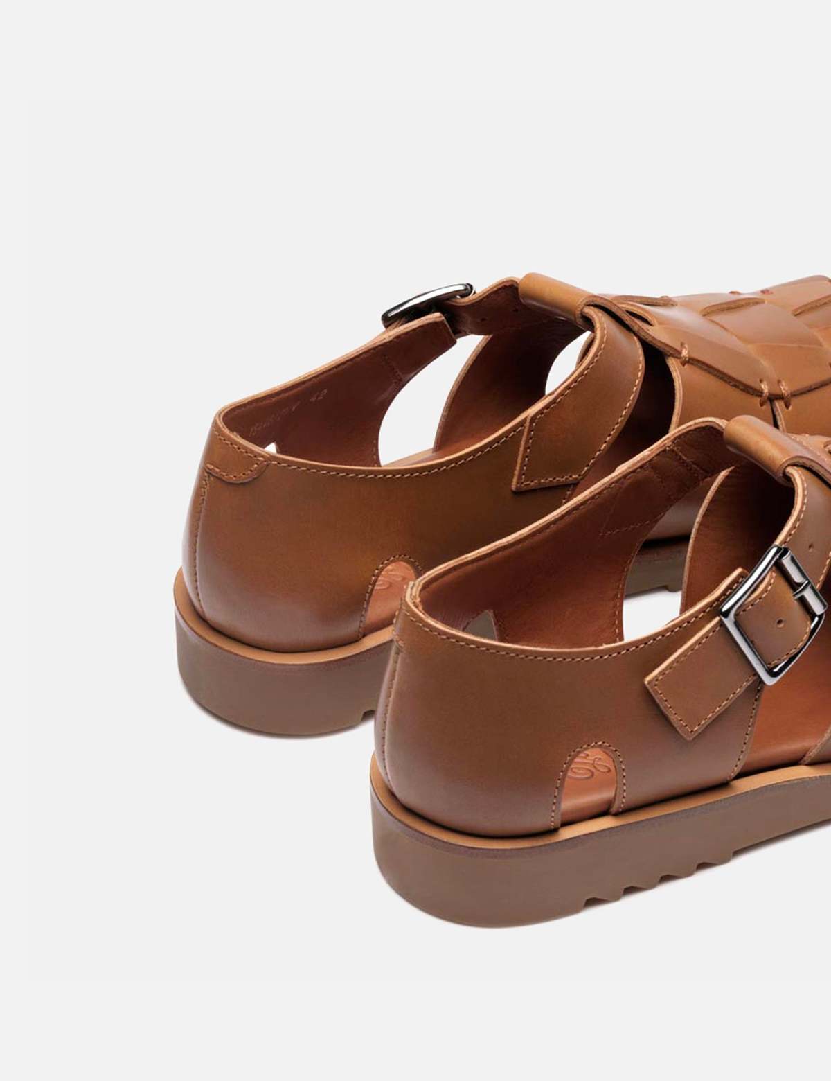 Paraboot Pacific Leather Sandals - Tan Brown | Garmentory