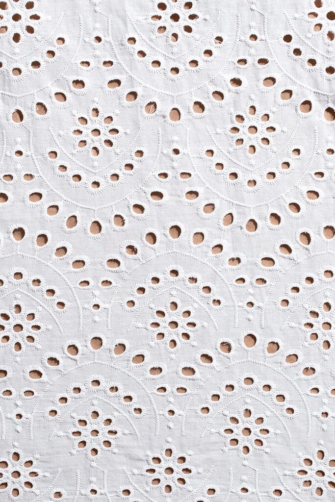 Natalie Martin Emily Marrakech Full Embroidery Dress - Salt | Garmentory