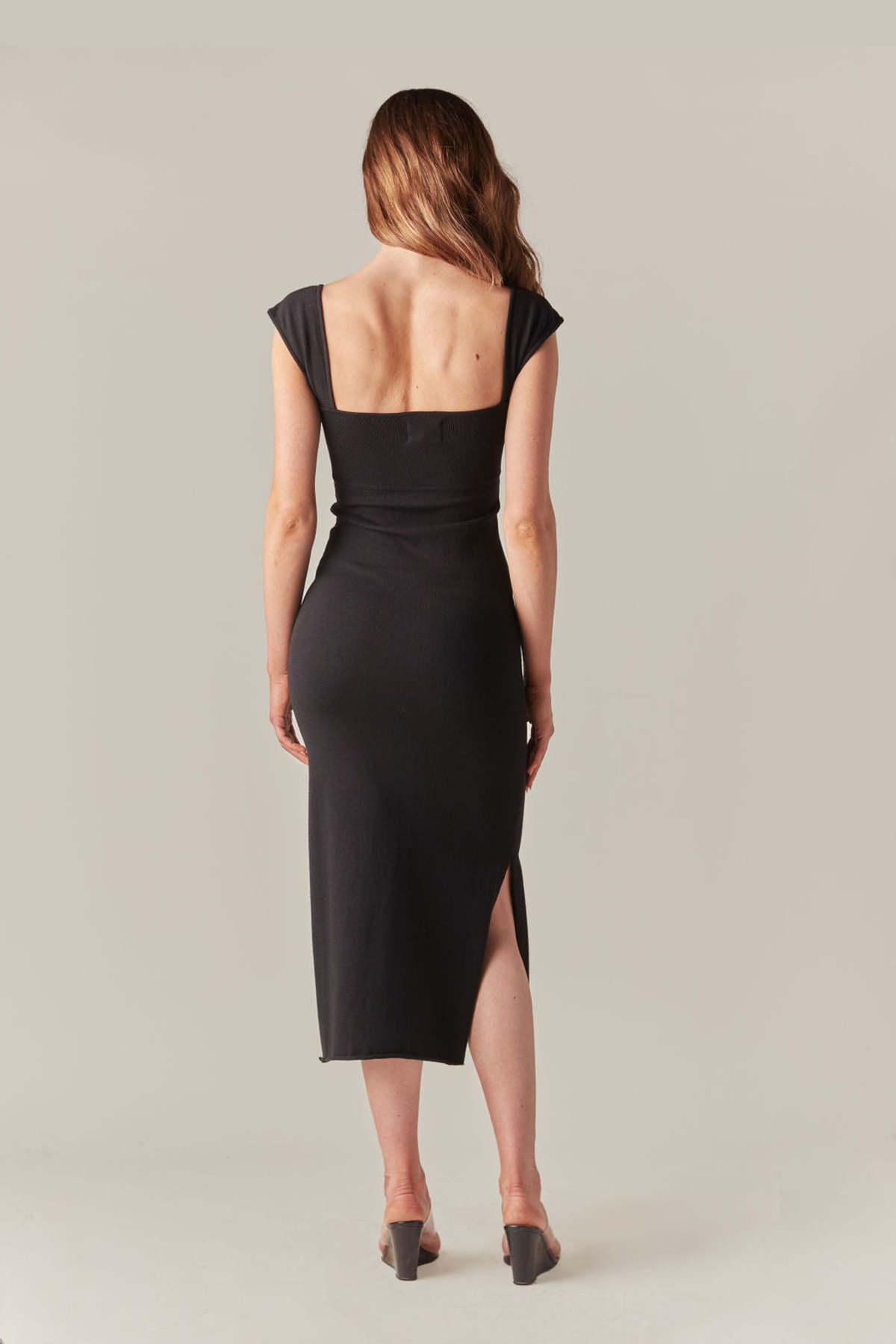 Greyven Gwen Empire Dress - Black | Garmentory