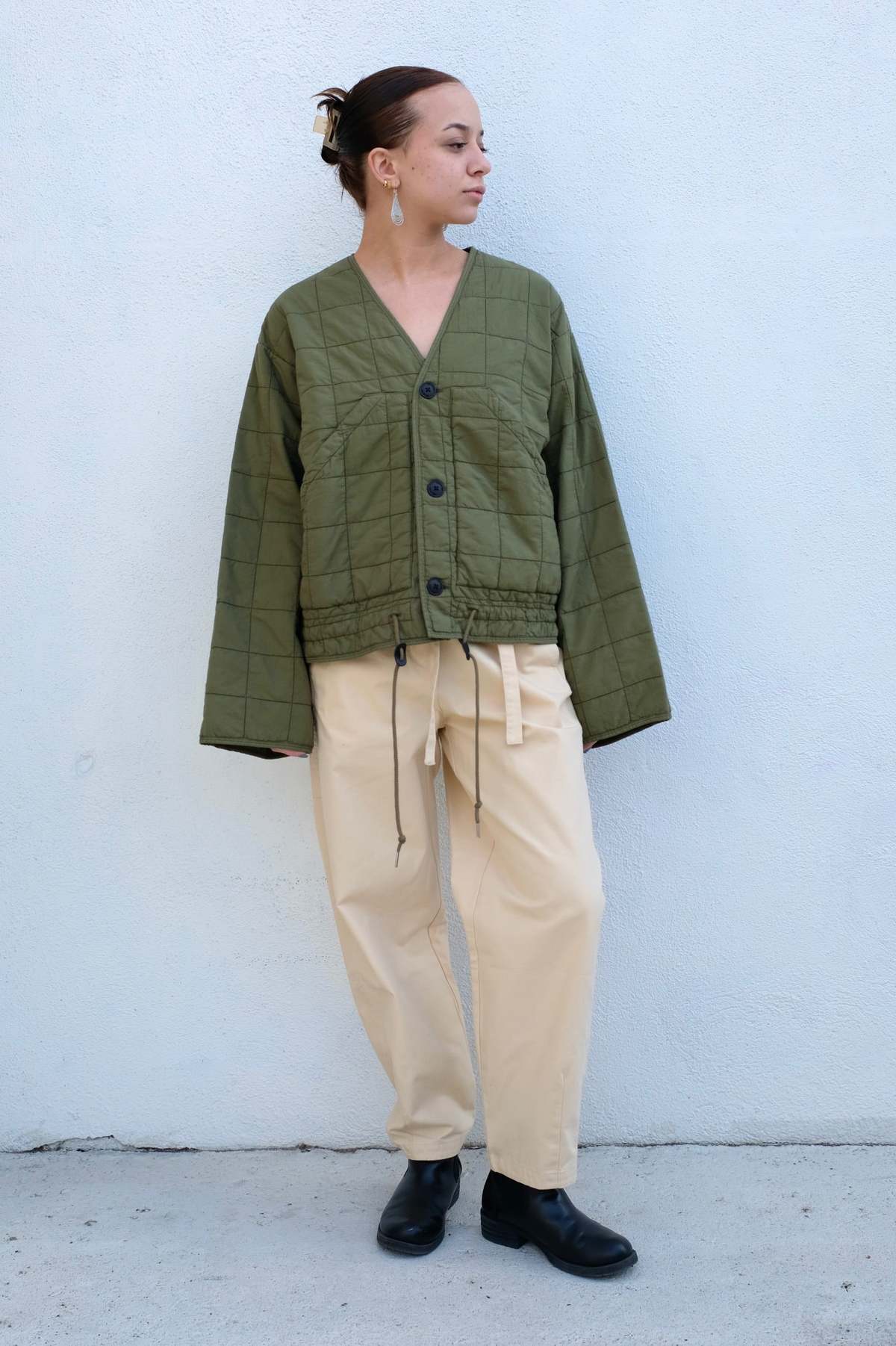 Girls of Dust Quilted Reactor Jacket - Lizard | Garmentory