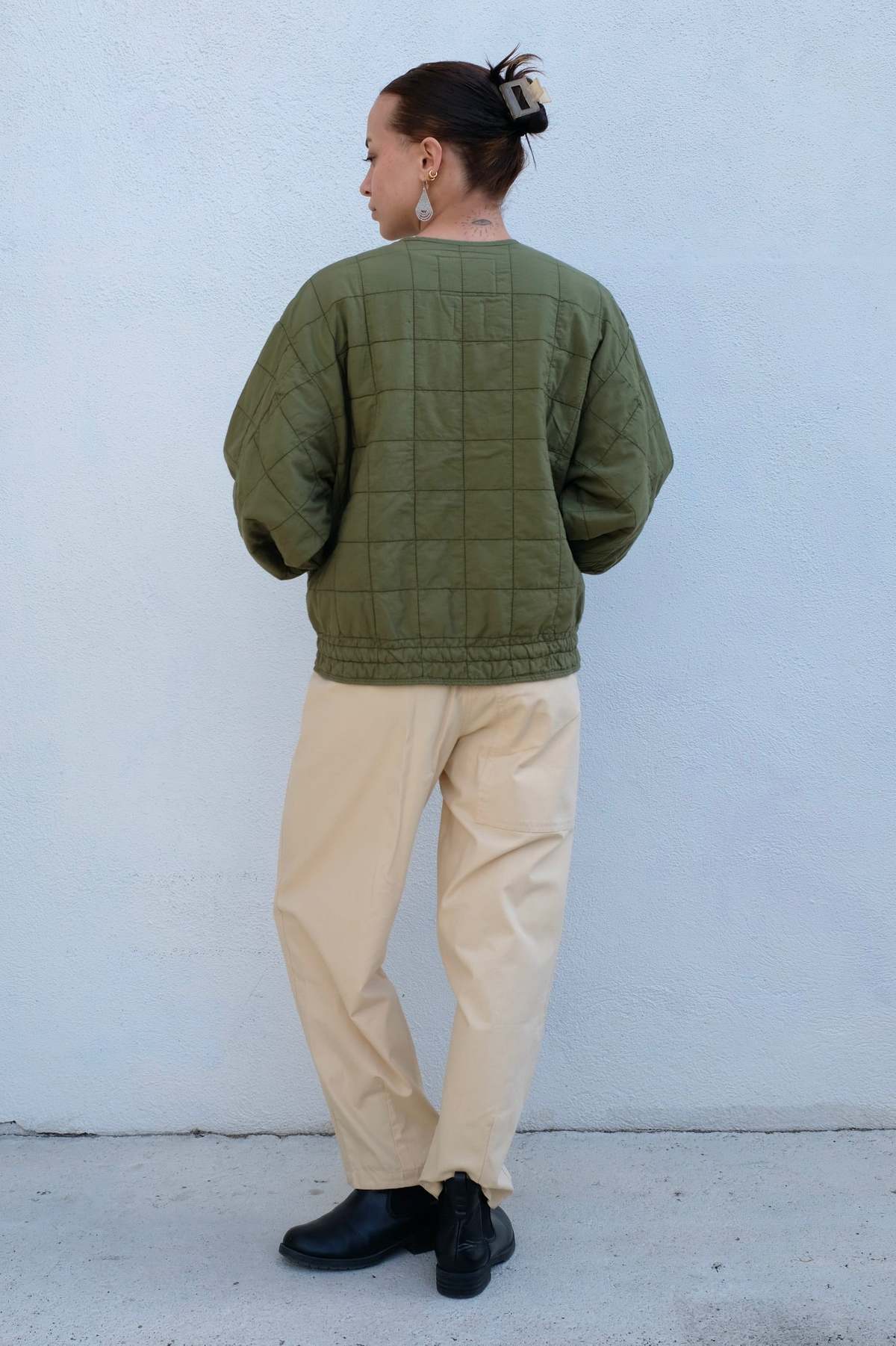 Girls of Dust Quilted Reactor Jacket - Lizard | Garmentory