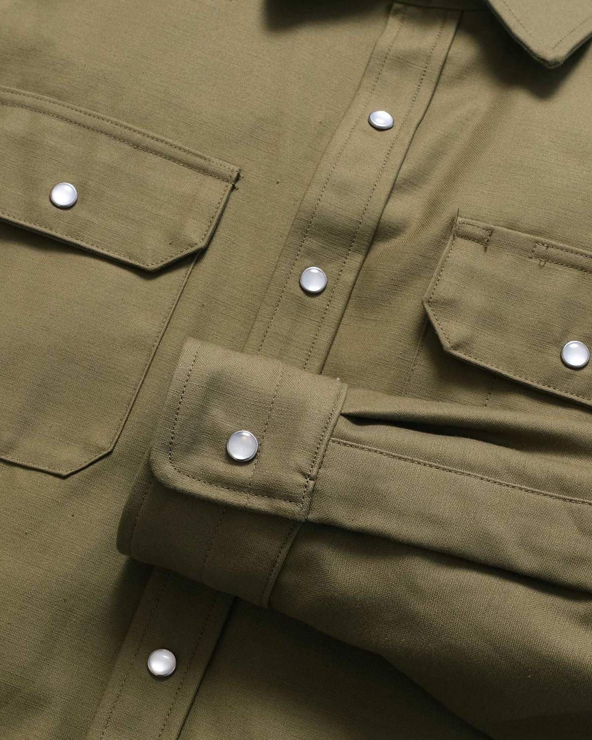 Dehen Drover Shirt - Fatigue Sateen | Garmentory