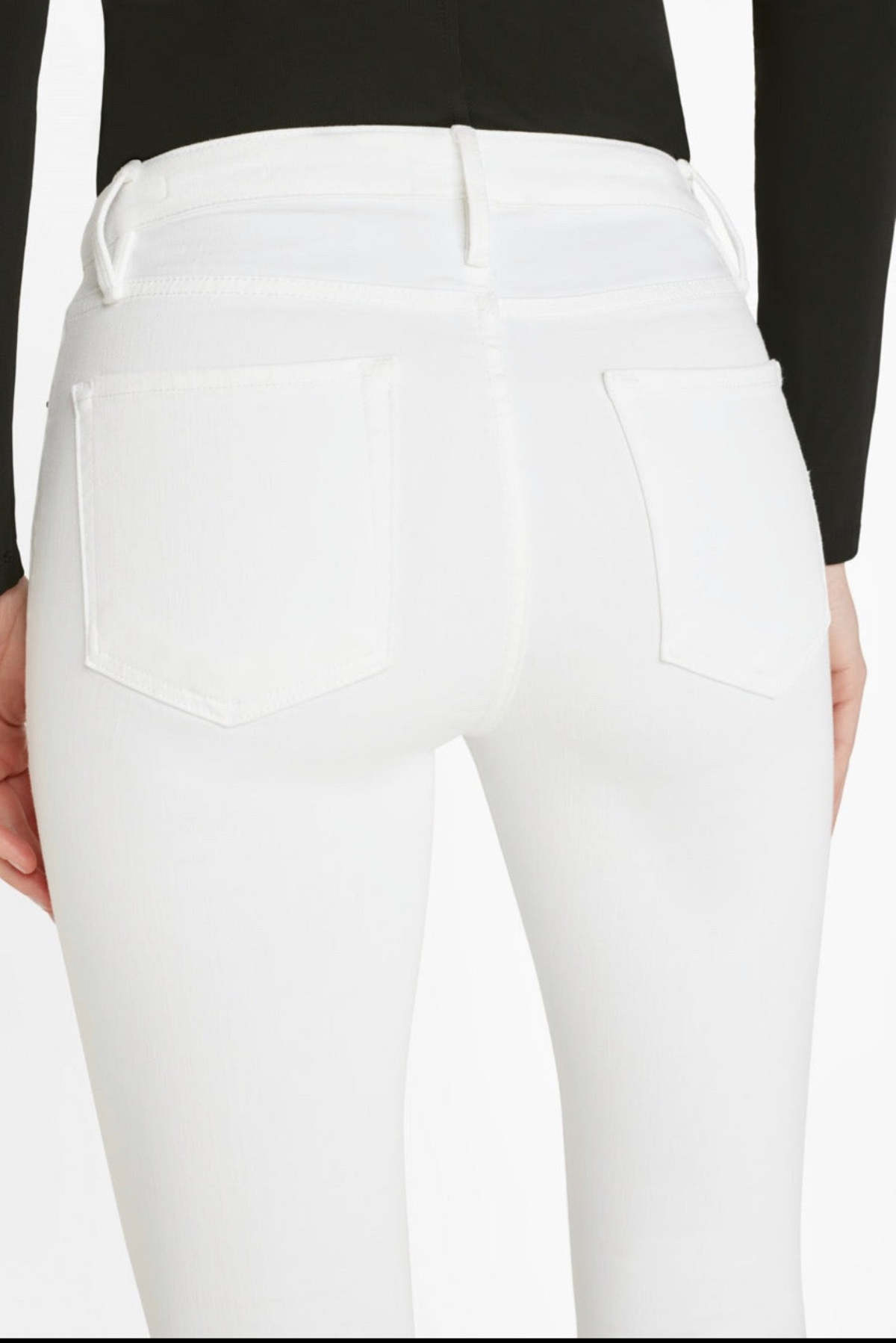 FRAME Denim Le Crop Flare Mini Slits | Garmentory