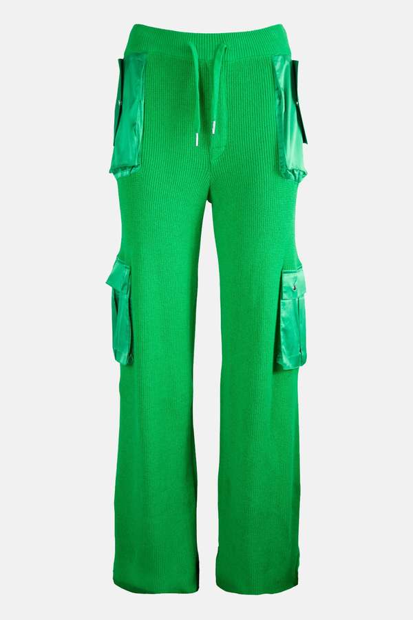Ser.o.ya Poe Knit Cargo Pant - Kelly Green | Garmentory
