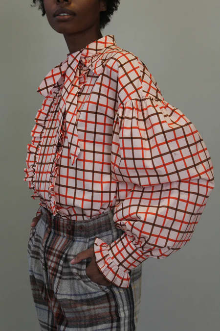 Hope For Flowers by Tracy Reese Frilled Puff Blouse - White | Garmentory