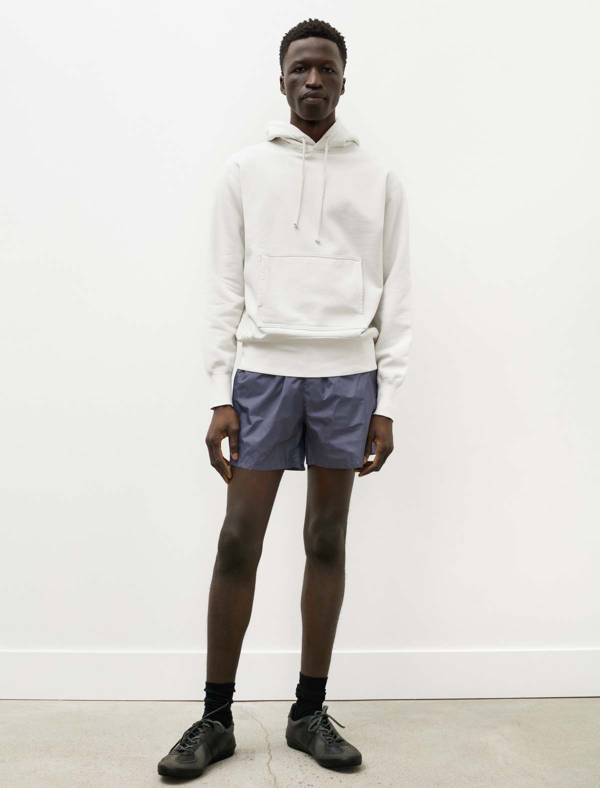 Our Legacy Nylon Drape Tech Trunks - Steel Blue | Garmentory