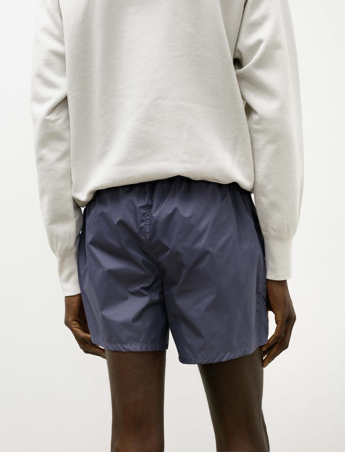 Our Legacy Nylon Drape Tech Trunks - Steel Blue | Garmentory