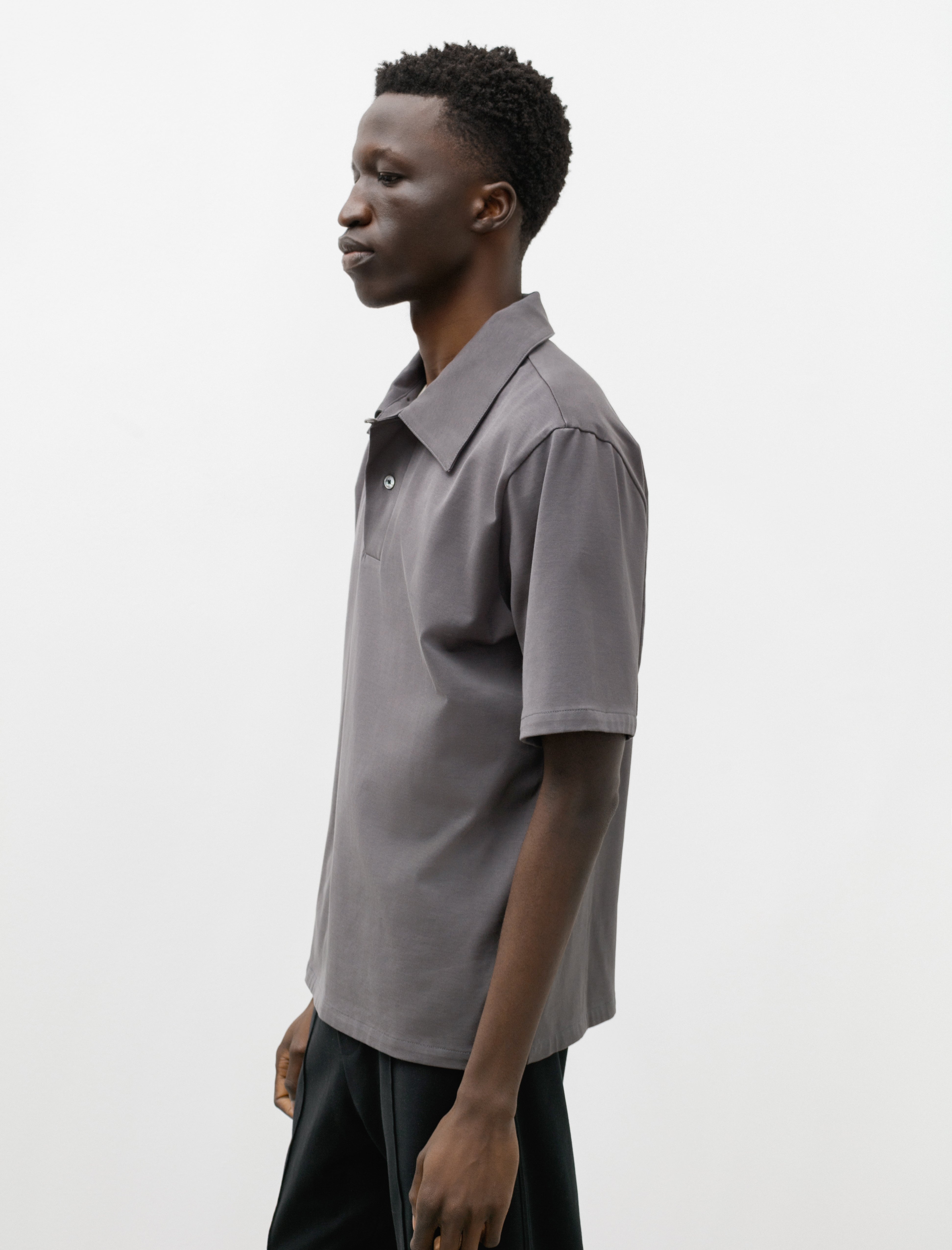 Lady White Co. Richmond Polo - Pewter | Garmentory