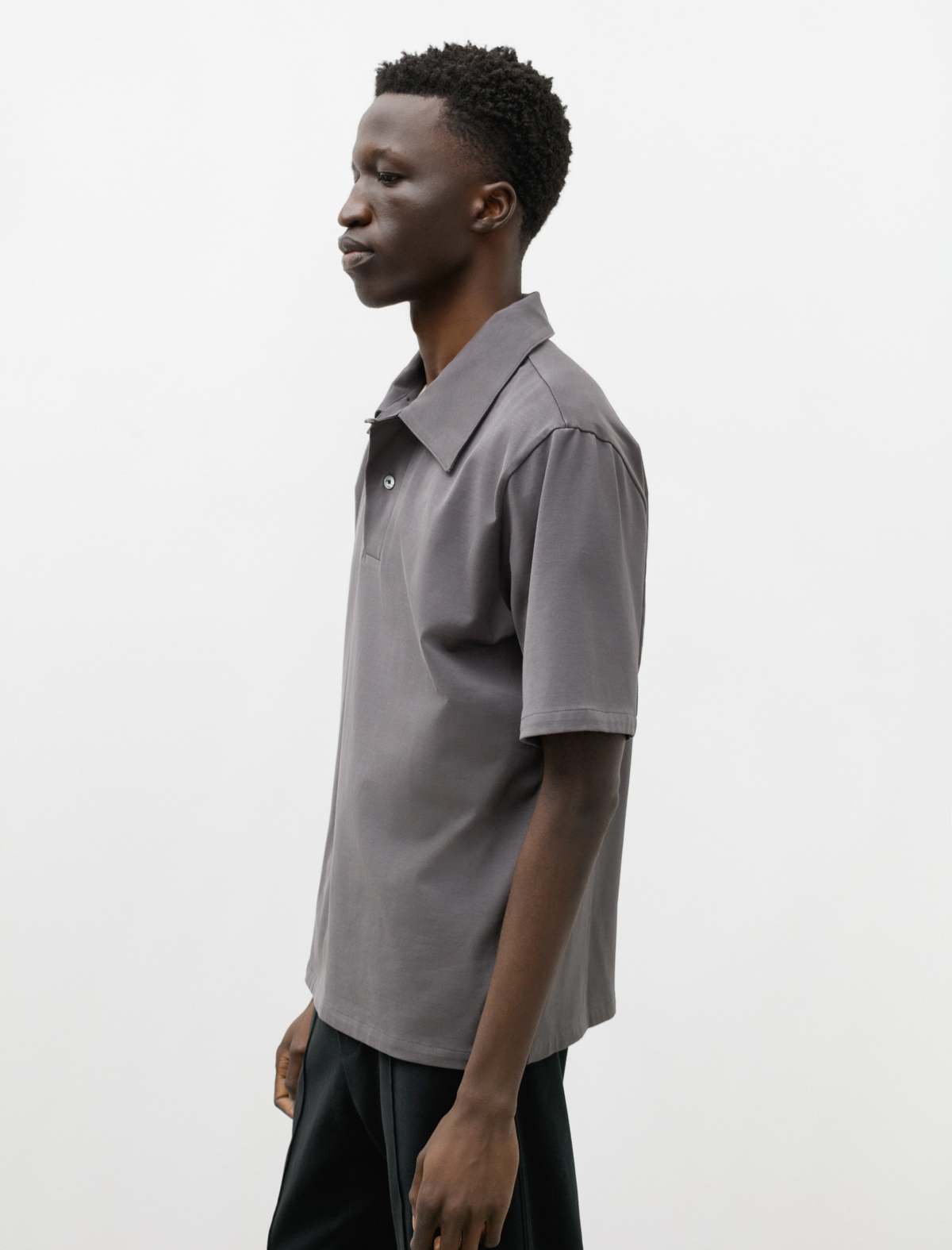 Lady White Co. Richmond Polo - Pewter | Garmentory