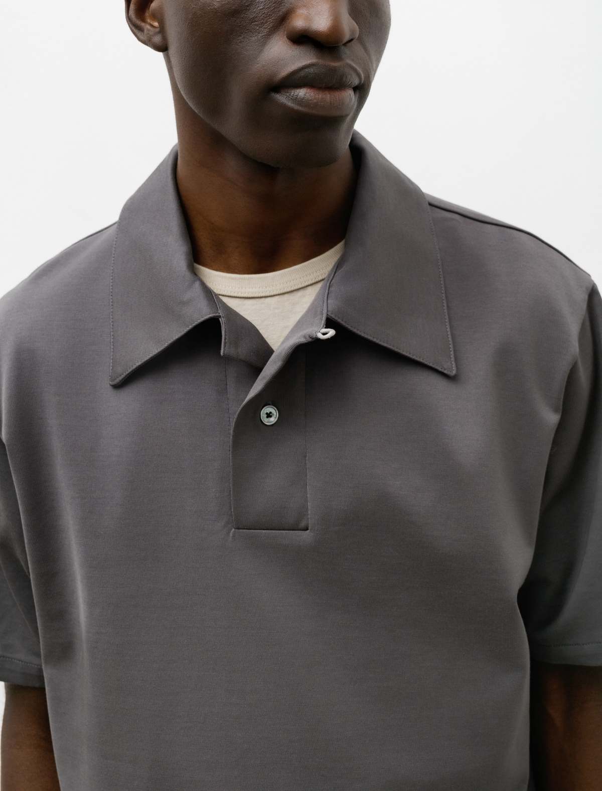 Lady White Co. Richmond Polo - Pewter | Garmentory