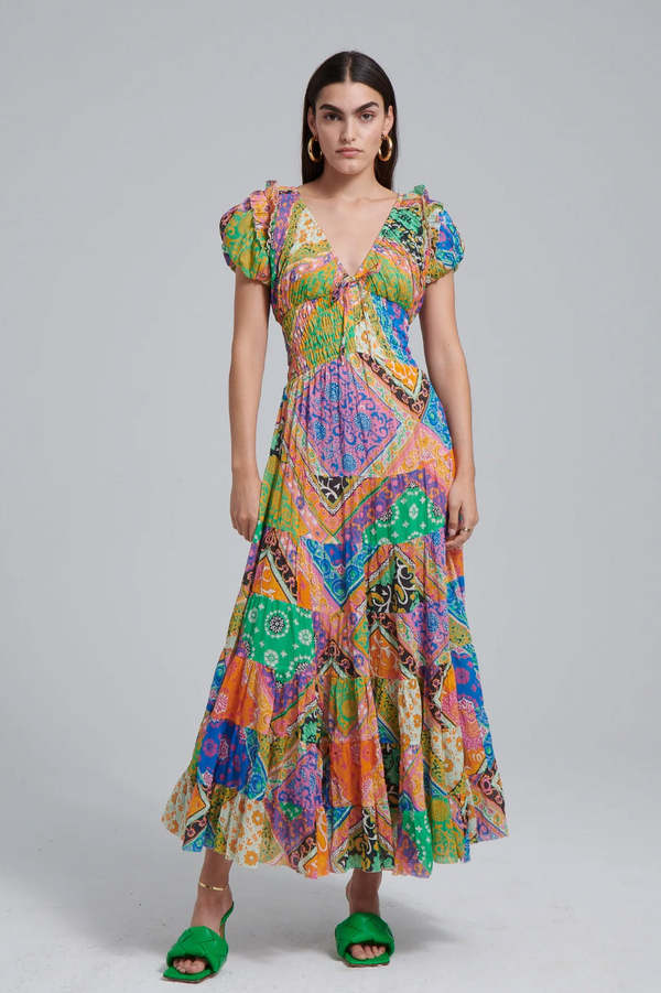 Love The Label Caroline Dress - Suri Mint Print | Garmentory
