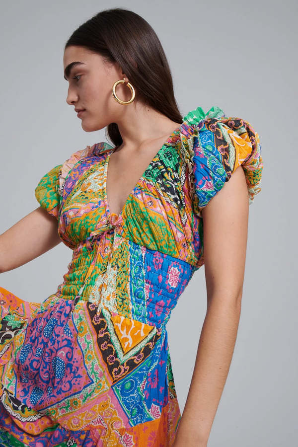 Love The Label Caroline Dress - Suri Mint Print | Garmentory