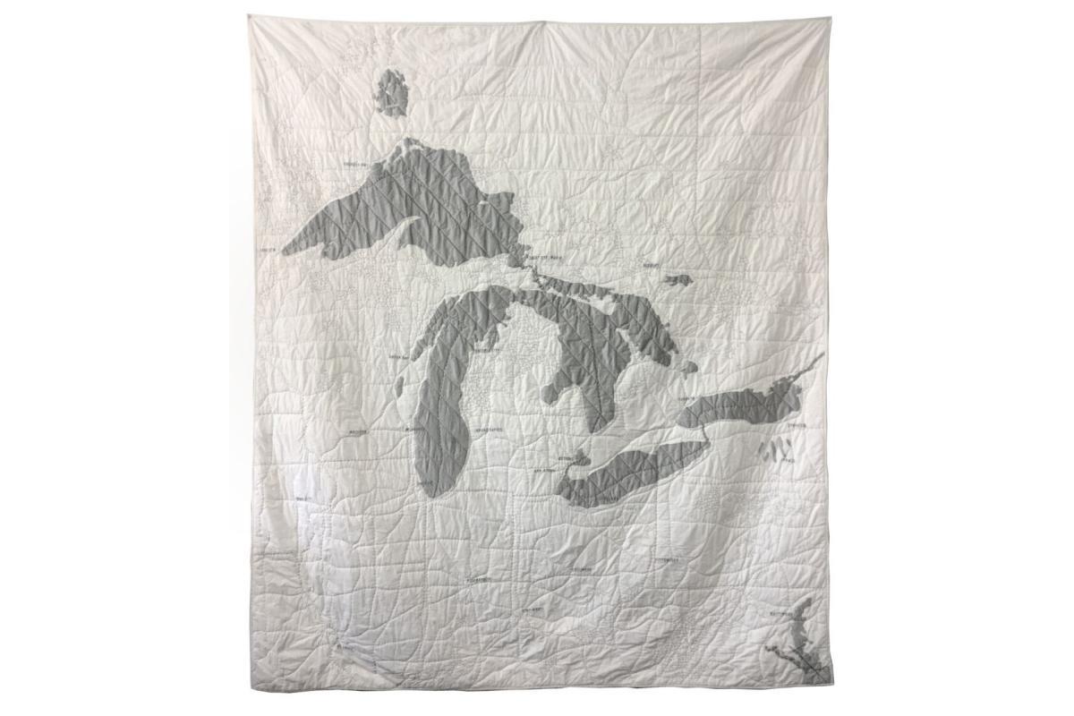 Haptic Lab Queen Size Great Lakes Quilt | Garmentory