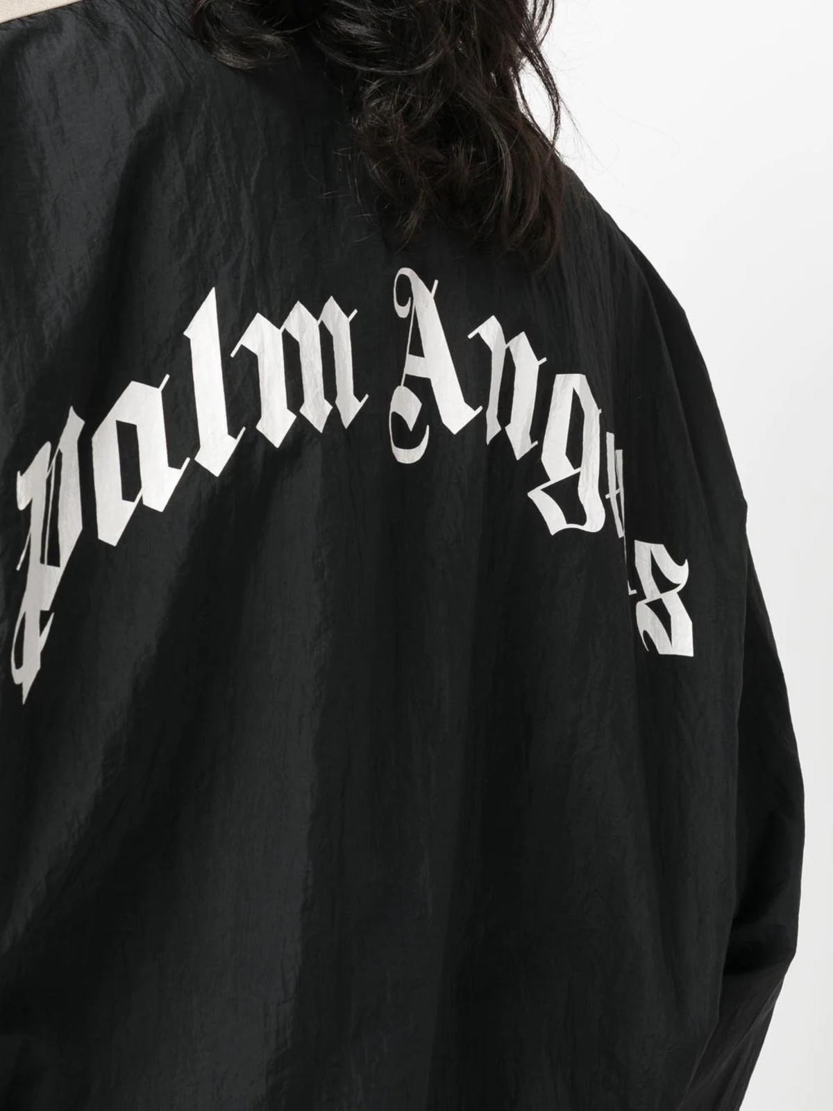 Palm Angles Curved Logo Wr Track Jacket - Black/Off White | Garmentory